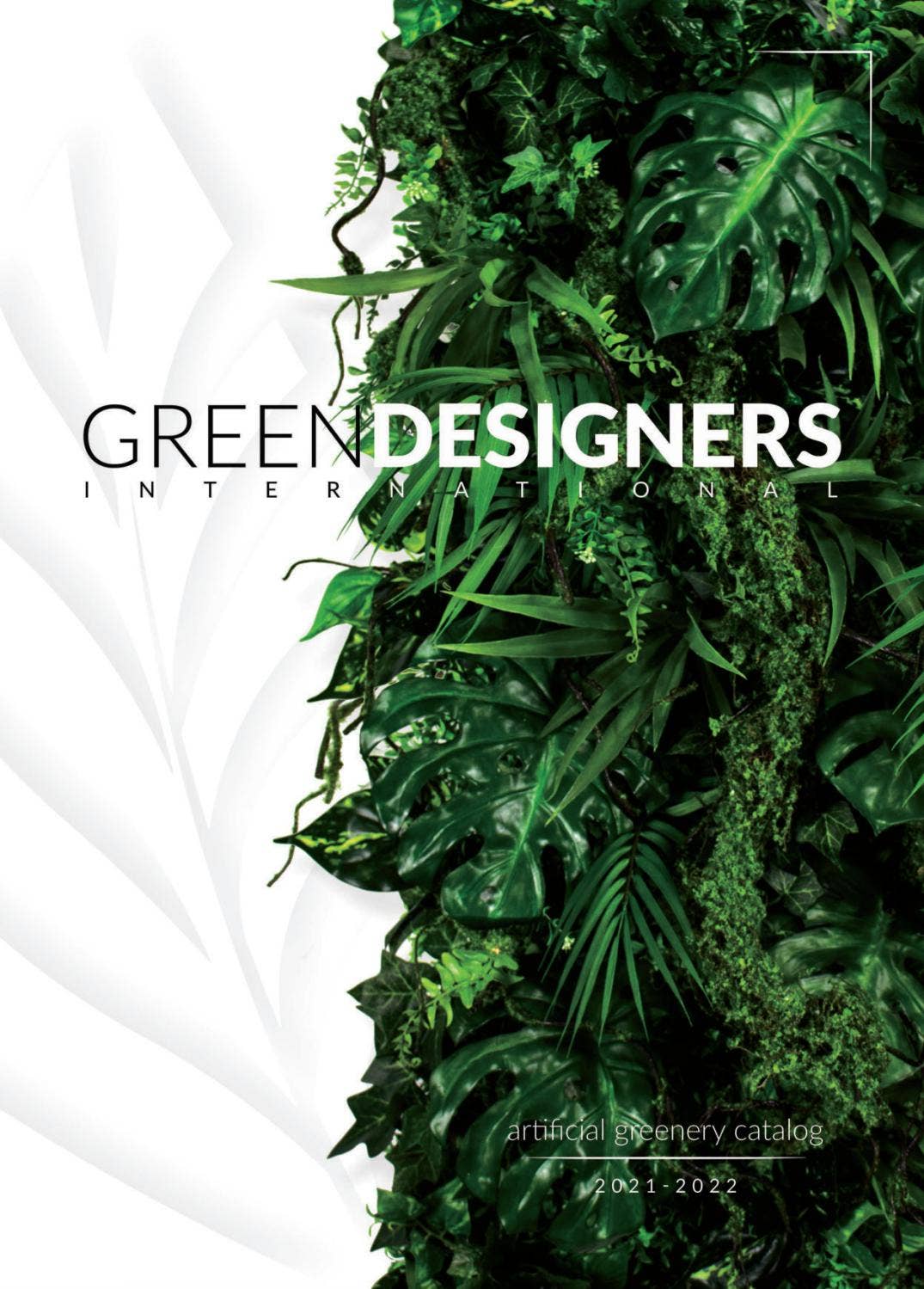 GREEN DESIGNERS Mesterséges zöld növény faldekoráció by Kerma Design ...