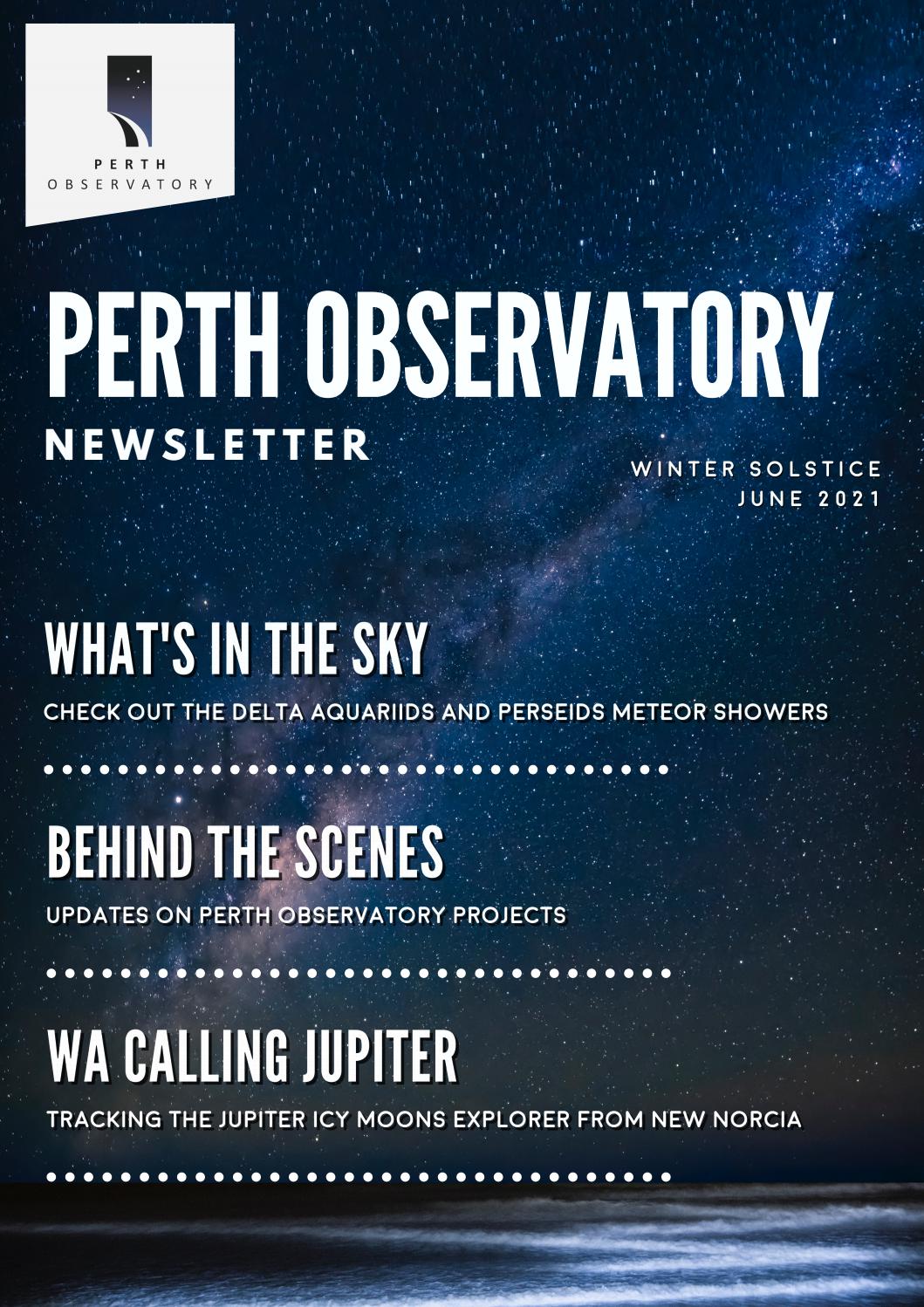 Perth Observatory | June Newsletter 2021 by Perth Observatory - Issuu
