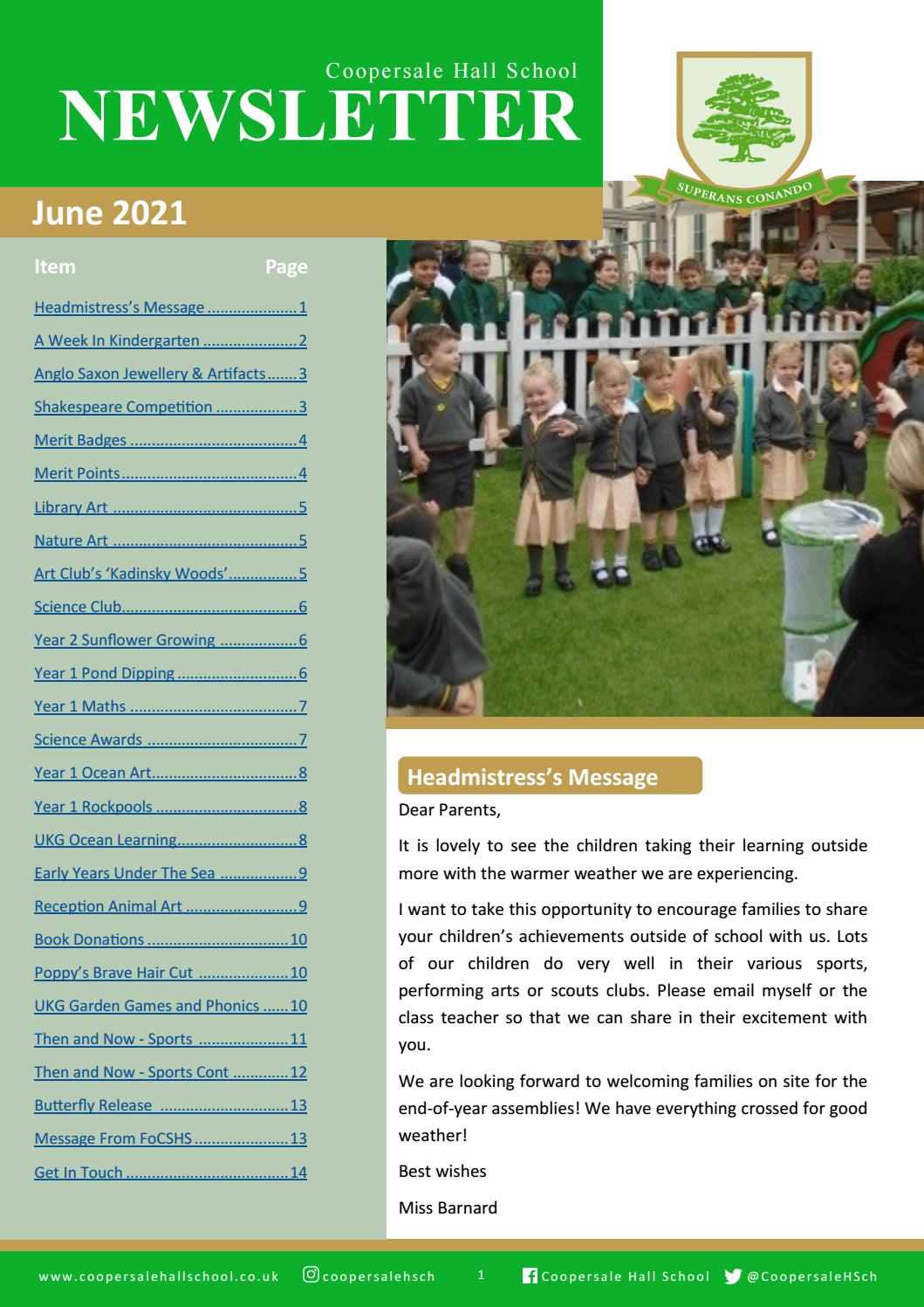 Newsletter June 2021 by Chris Knight - Issuu