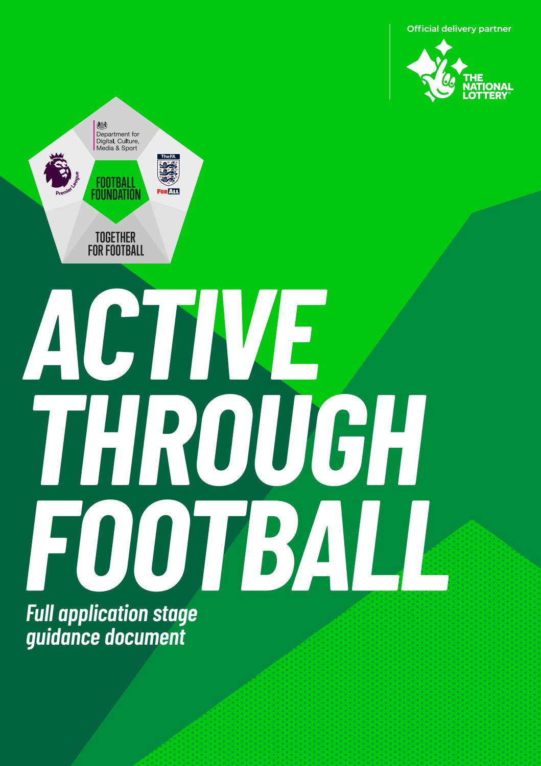 Active Through Football - Application stage guidance by ...