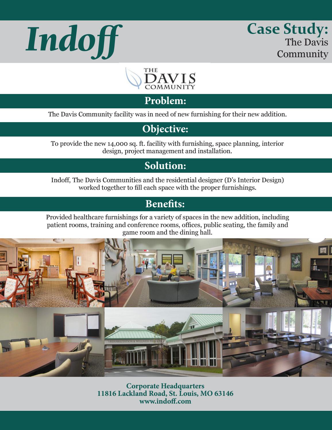 Case Study - The Davis Community by Indoff Inc. - Issuu