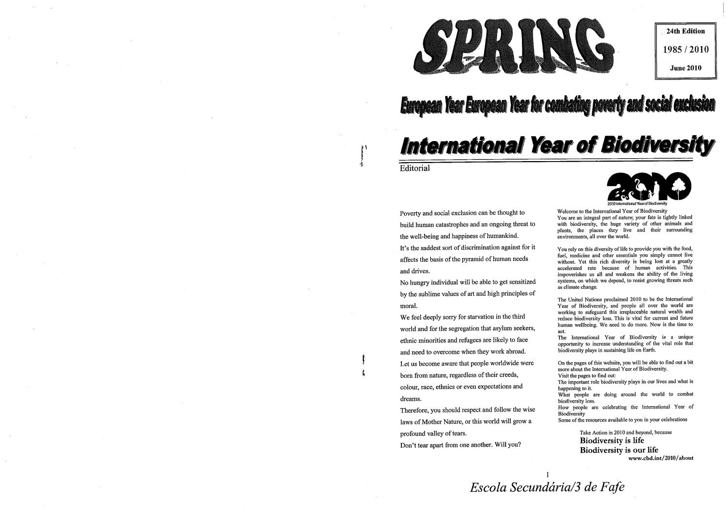 Spring - Edition 24 by Spring Jornal - Issuu