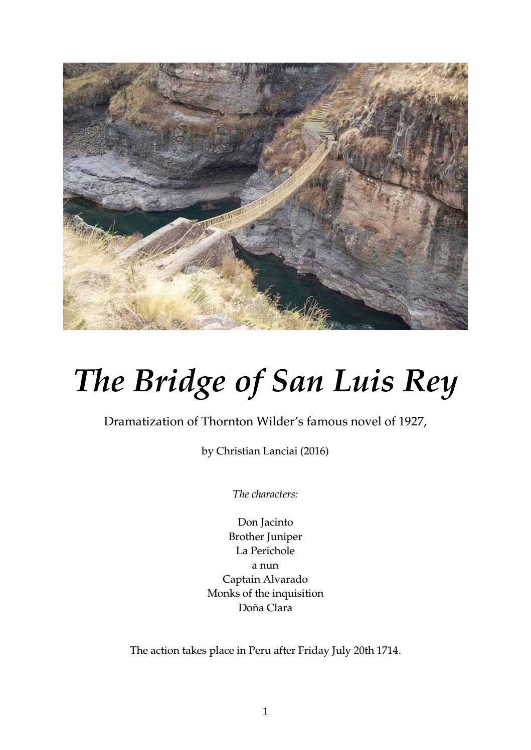The Bridge of San Luis Rey by Christian Lanciai - Issuu