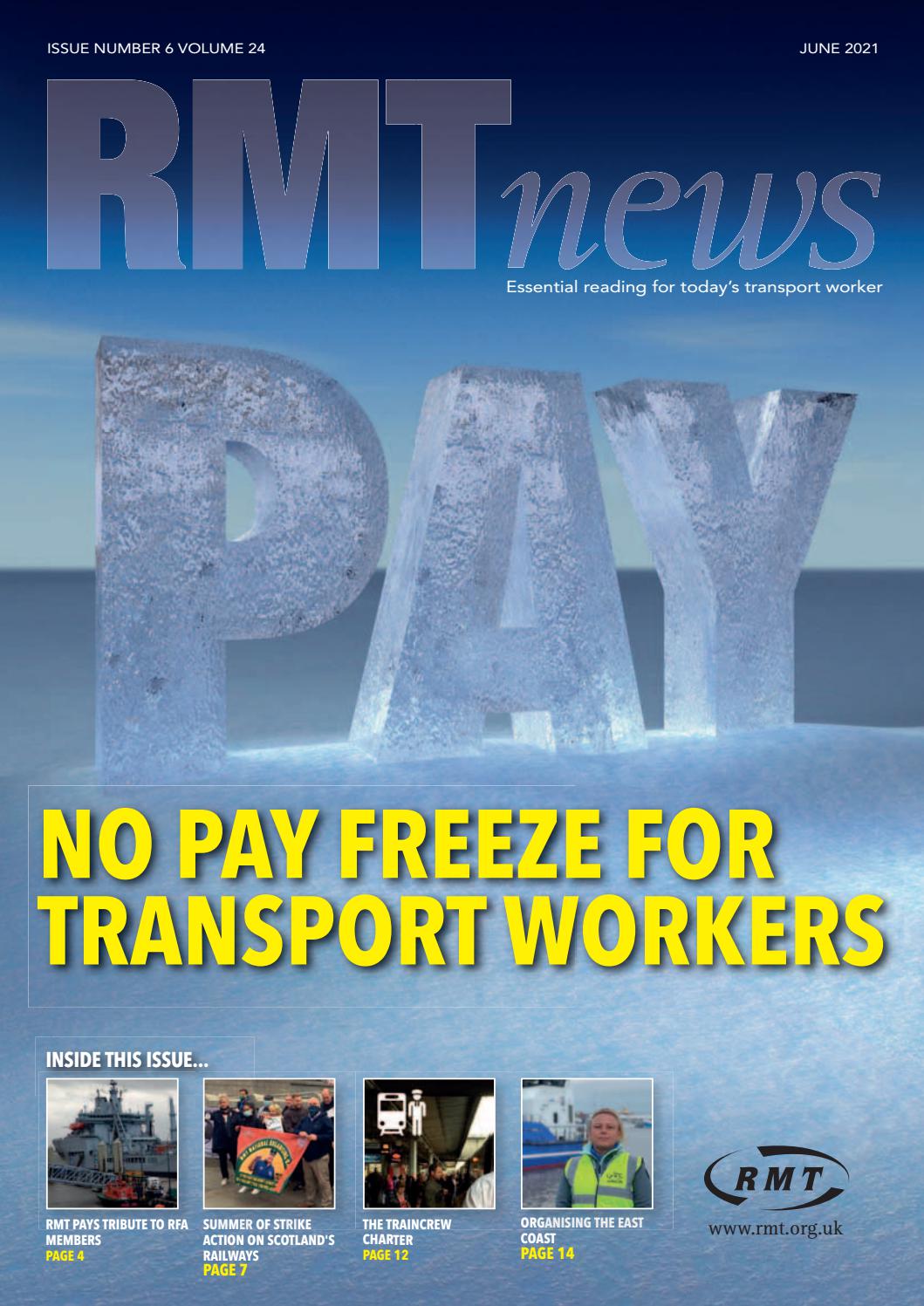 RMT News June 2021 Edition by RMT Union - Issuu