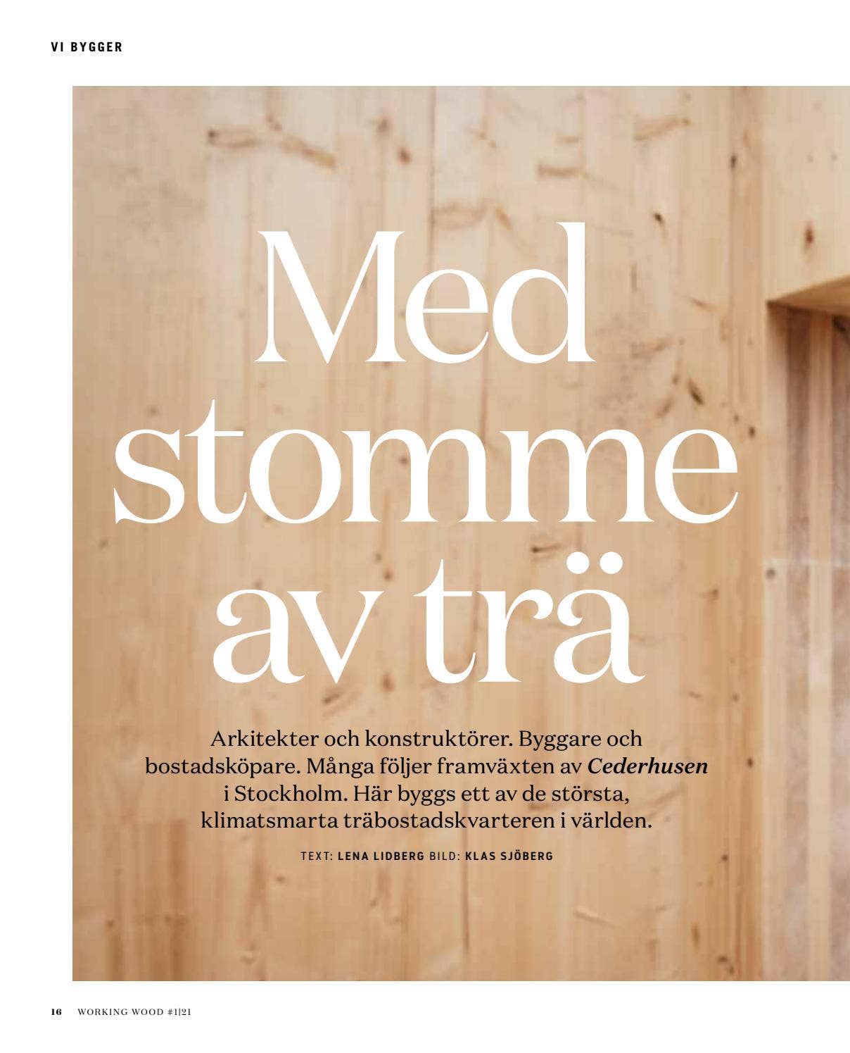 Working Wood nr 1 2021 by Setra Group - Issuu