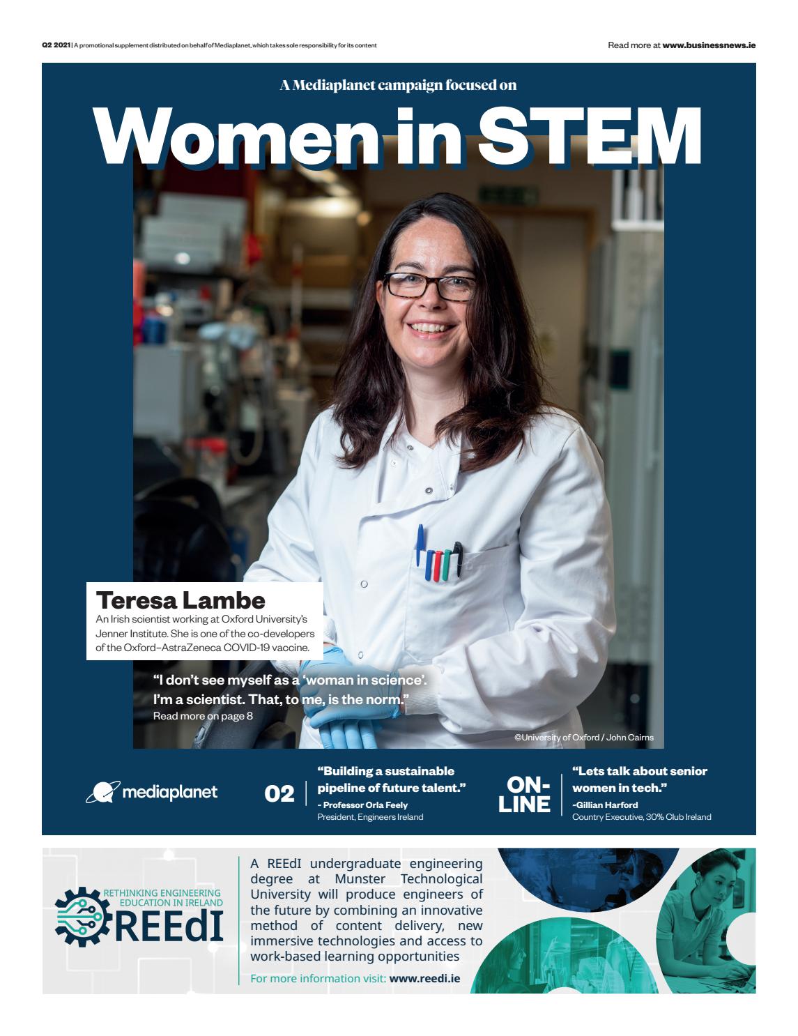 Women in STEM IE - Q2 2021 by Mediaplanet UK&IE - Issuu