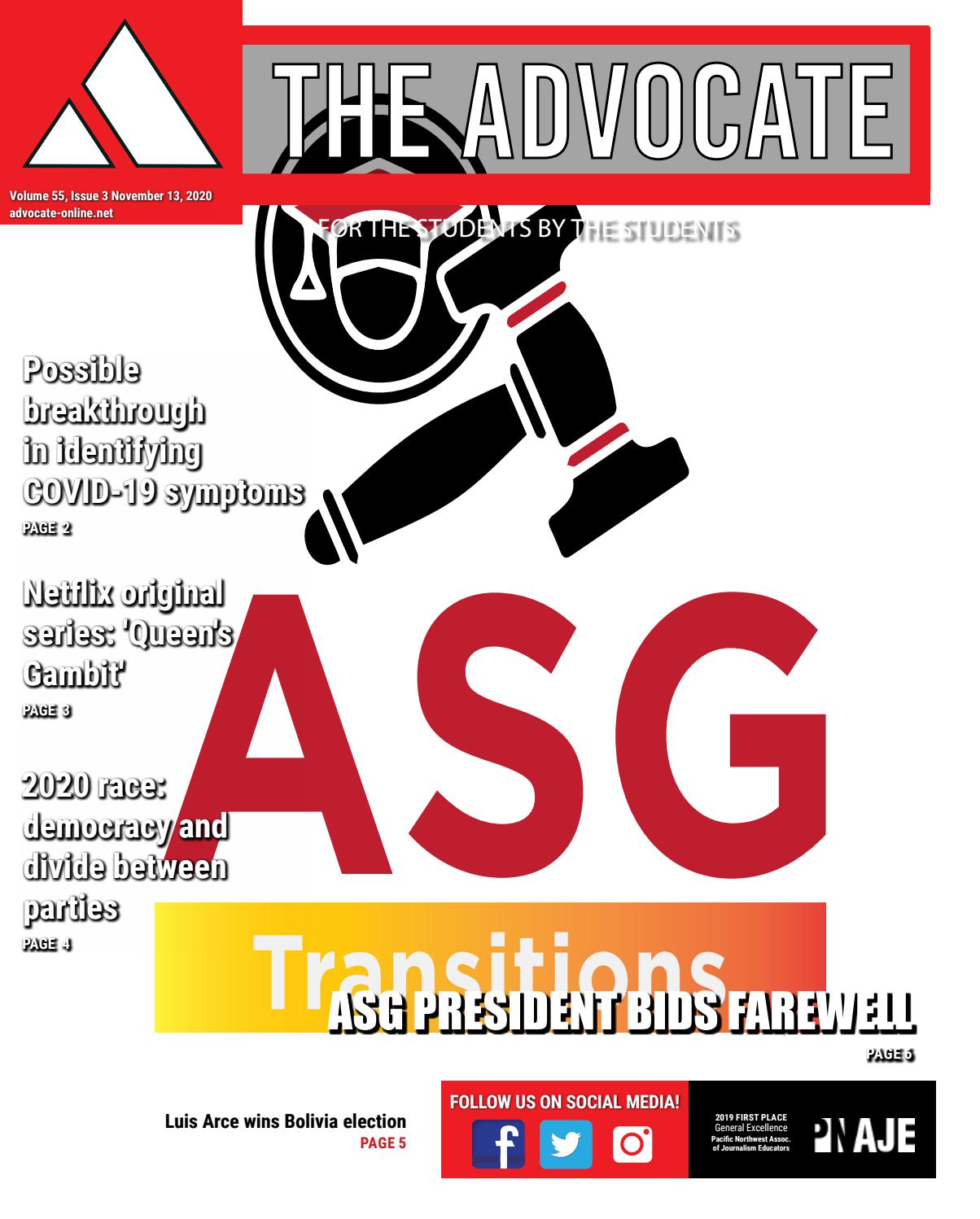 The Advocate - Issue 3 - November 13, 2020 by The Advocate - Issuu