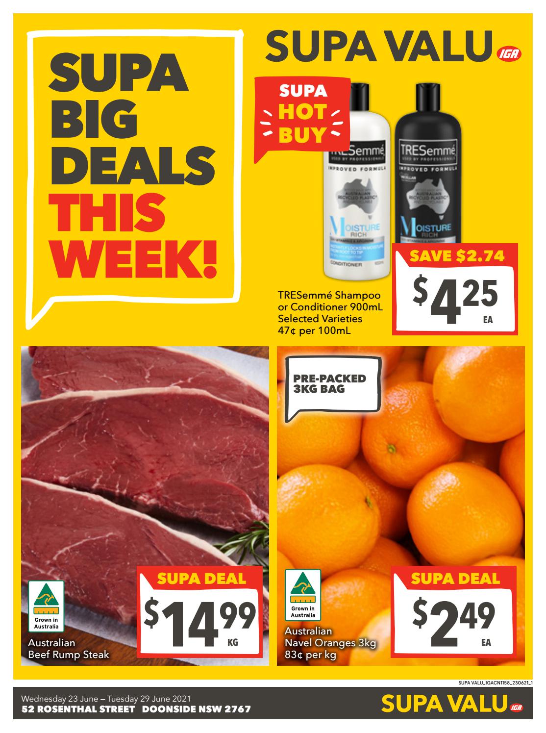 NSW – Supa Valu (Doonside) 23.6.21 by info-romeosretail.com - Issuu