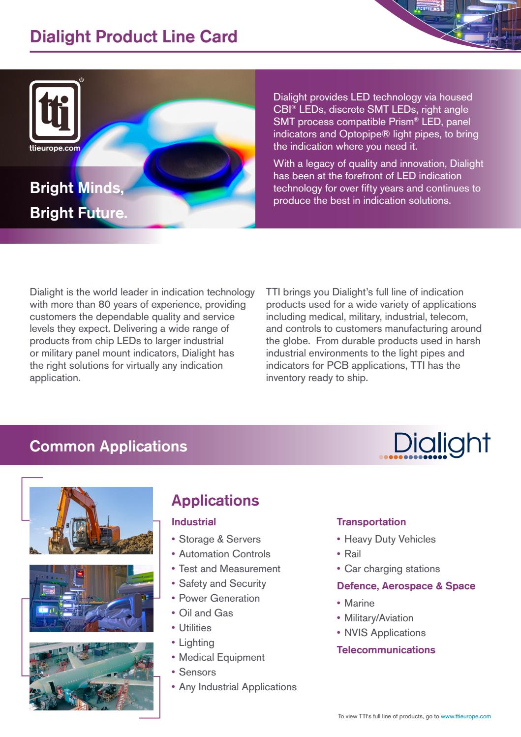 TTI Dialight Line Card by TTI, Inc. - Issuu