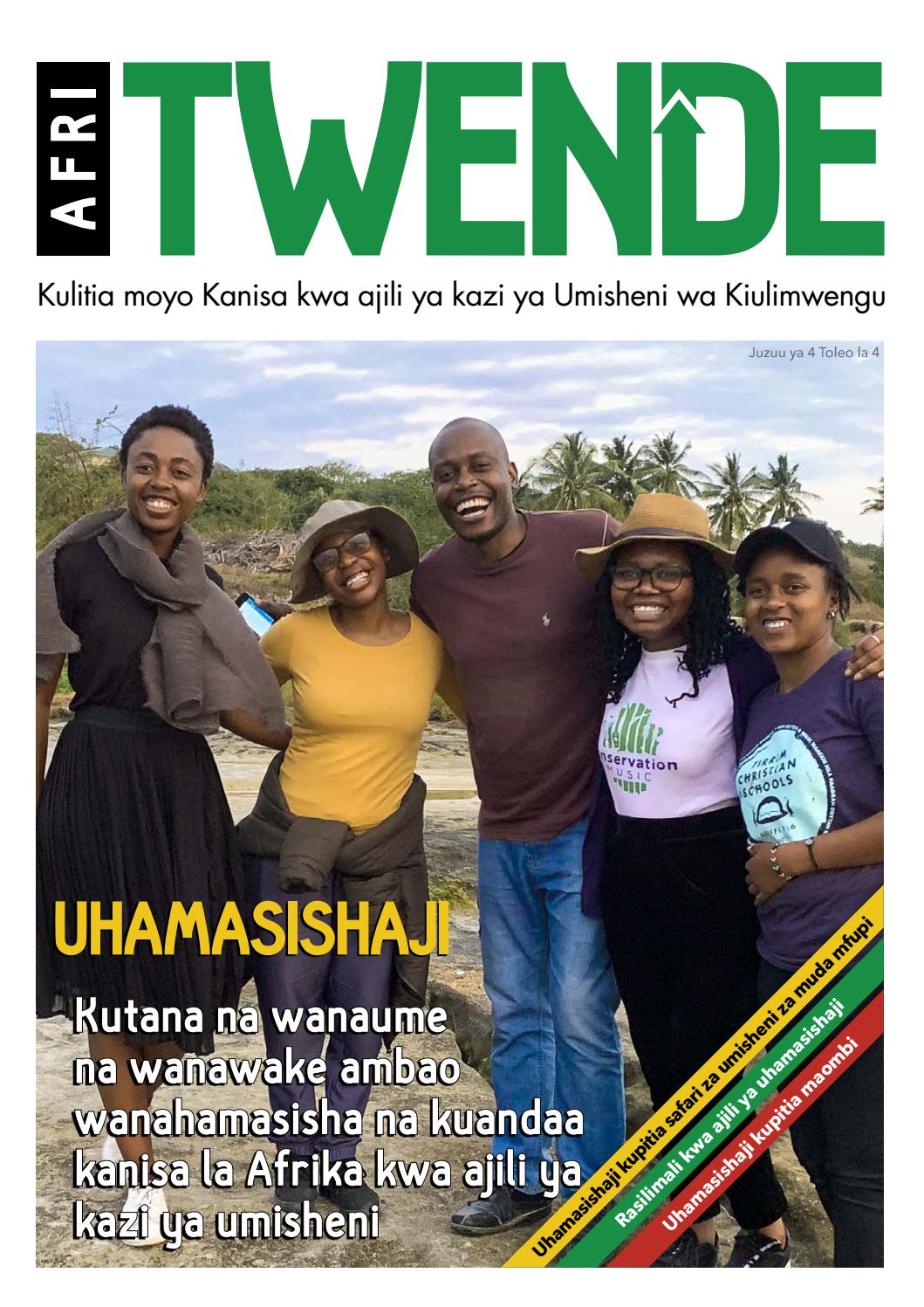 AfriTWENDE - Uhamasishaji: Kutana na wanaume na wanawake ambao ...