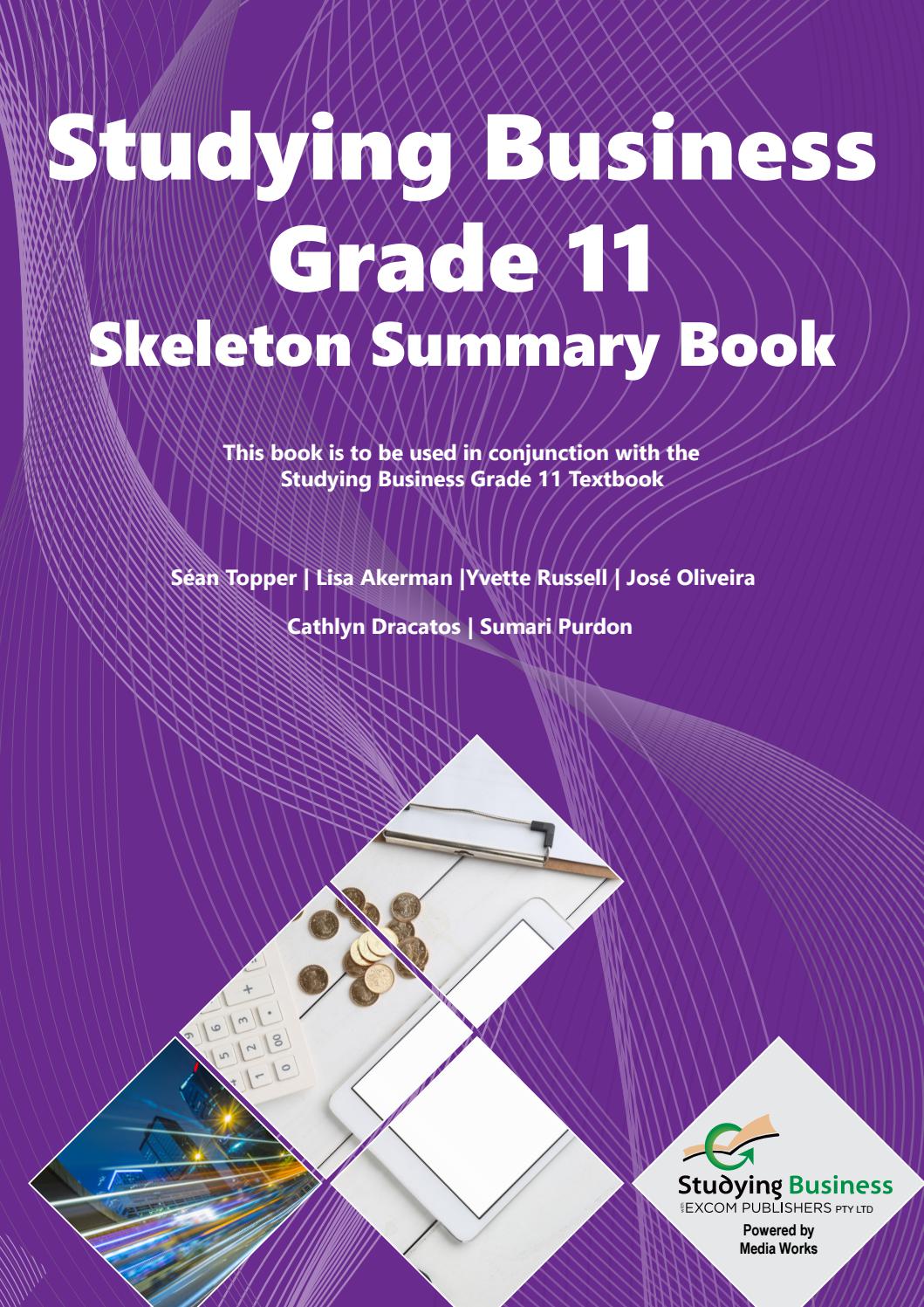 Business Studies Grade 11 Workbook By Impaq Issuu