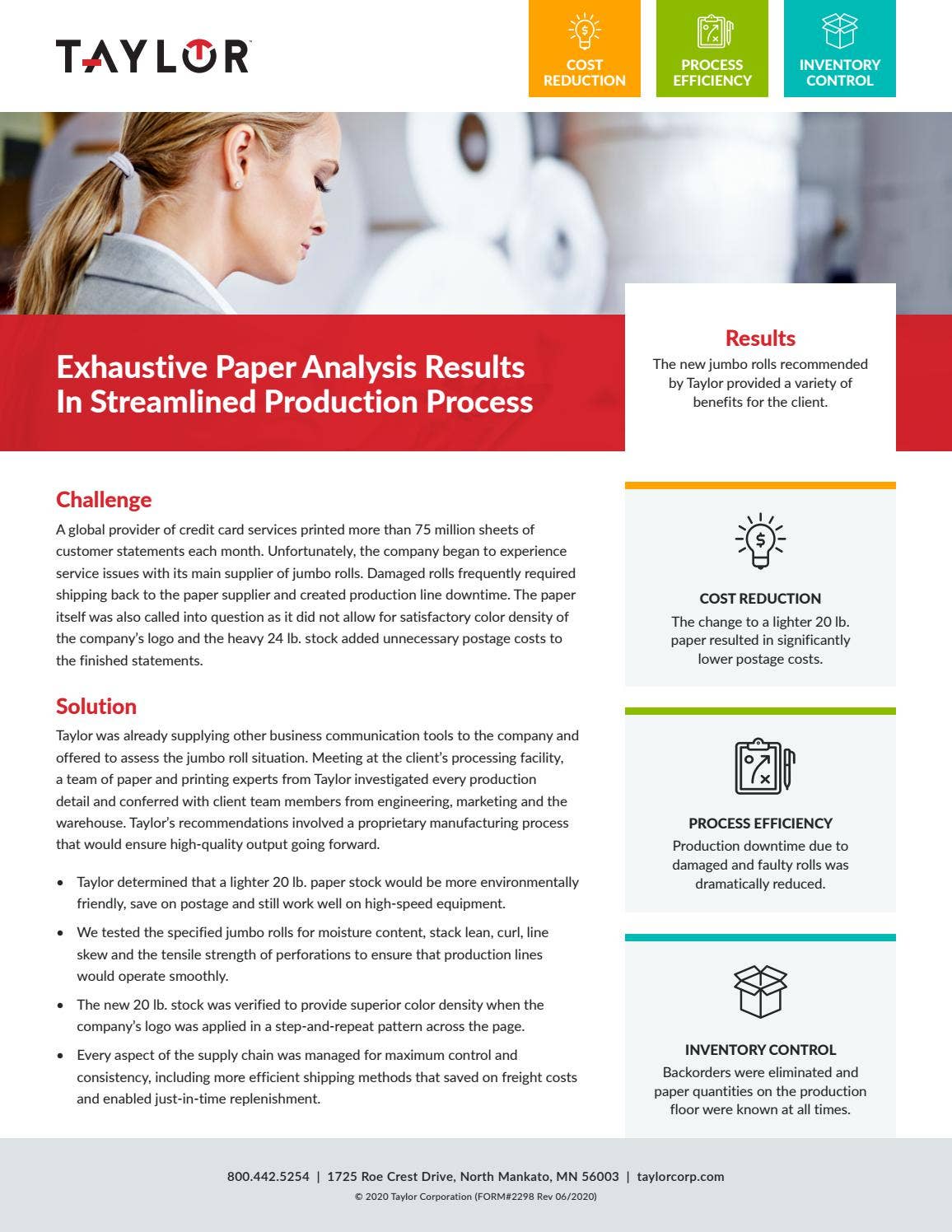 Exhaustive Paper Analysis Results In Streamlined Production Process by ...