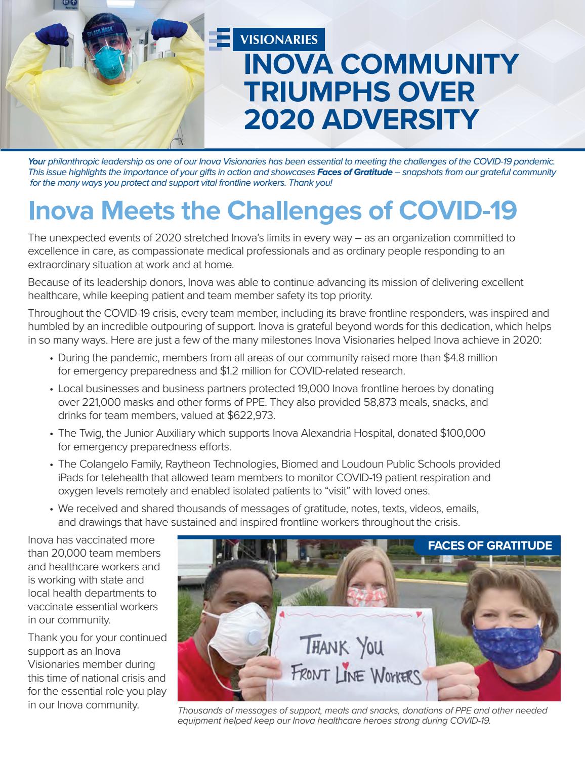 Inova Visionaries 2020 Impact Report by Inova Health System - Issuu