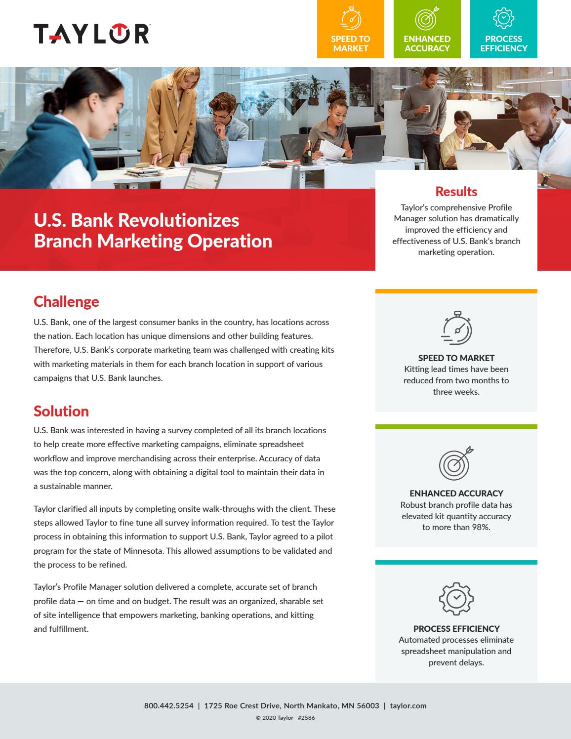 U.S. Bank Revolutionizes Branch Marketing Operation by Taylor - Issuu