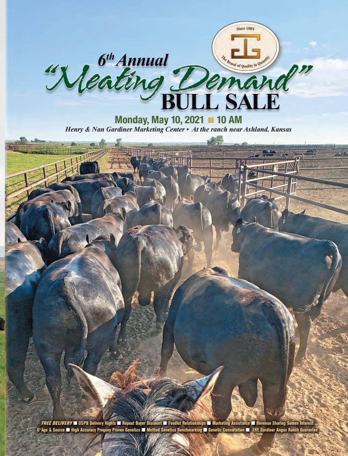 6th Annual Meating Demand Bull Sale Catalog by Gardiner Angus Ranch - Issuu