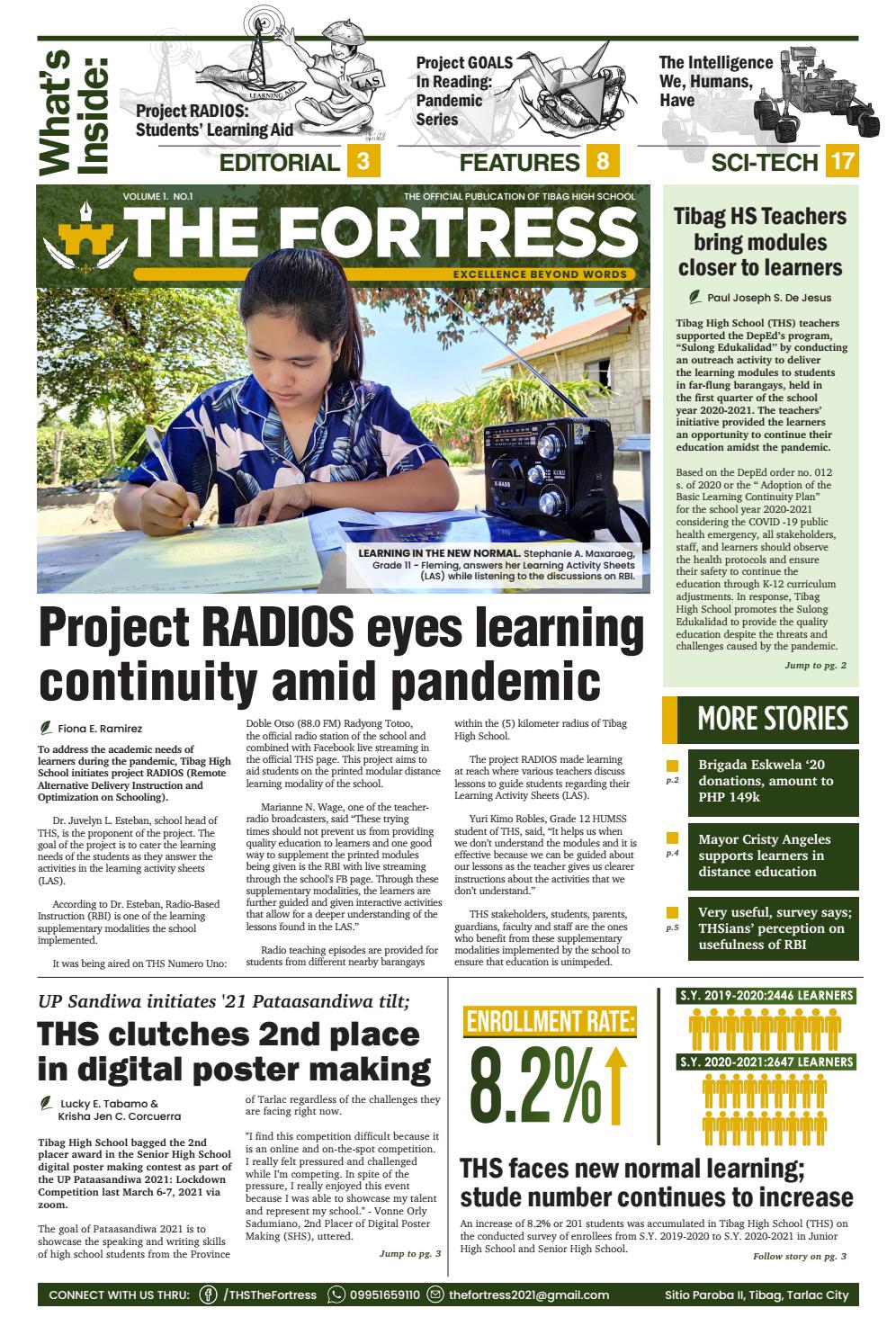 The Fortress Digital School Newspaper (Vol. 1 No. 1) by The Fortress ...