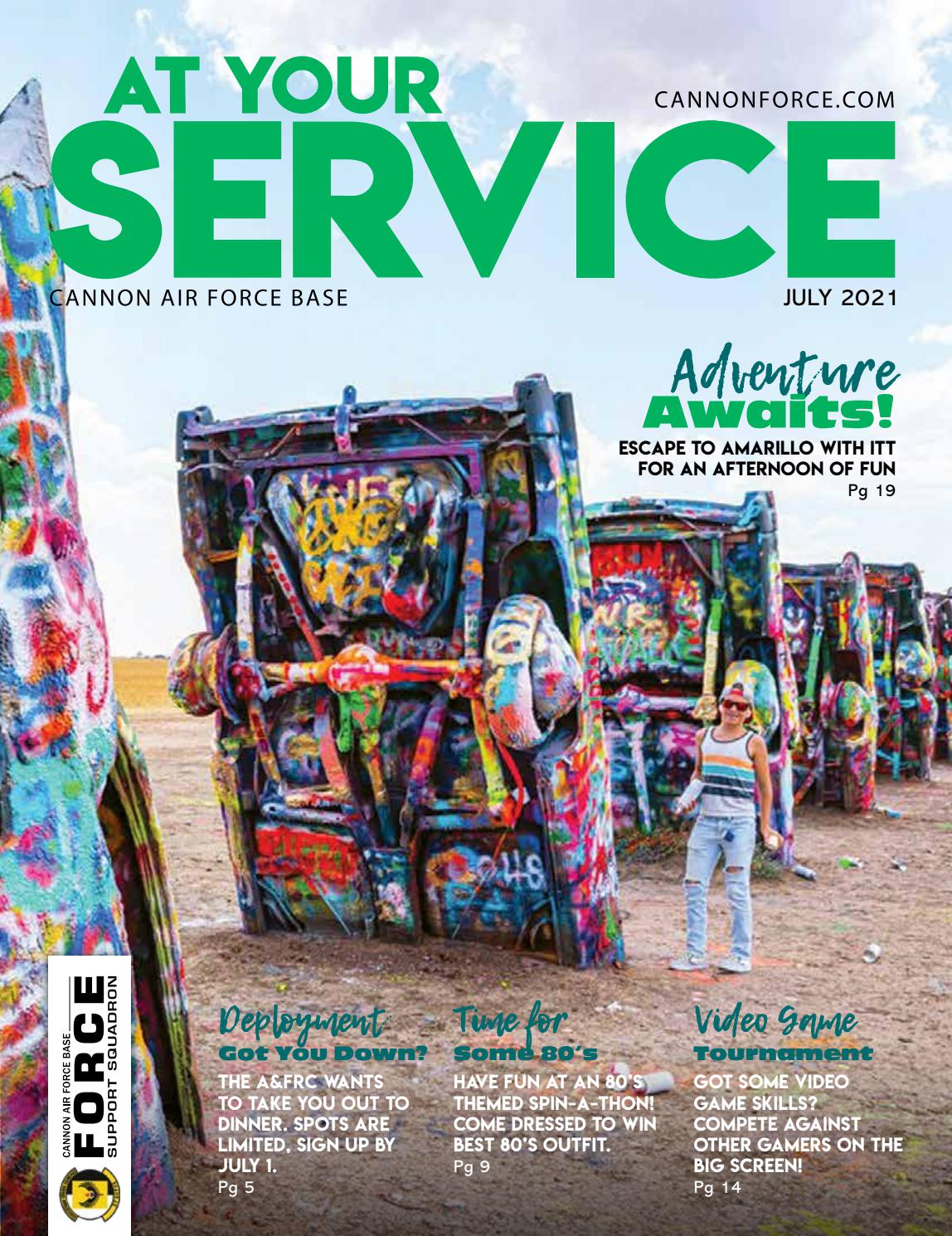 July 2021 At Your Service Magazine by Cannon AFB FSS - Issuu