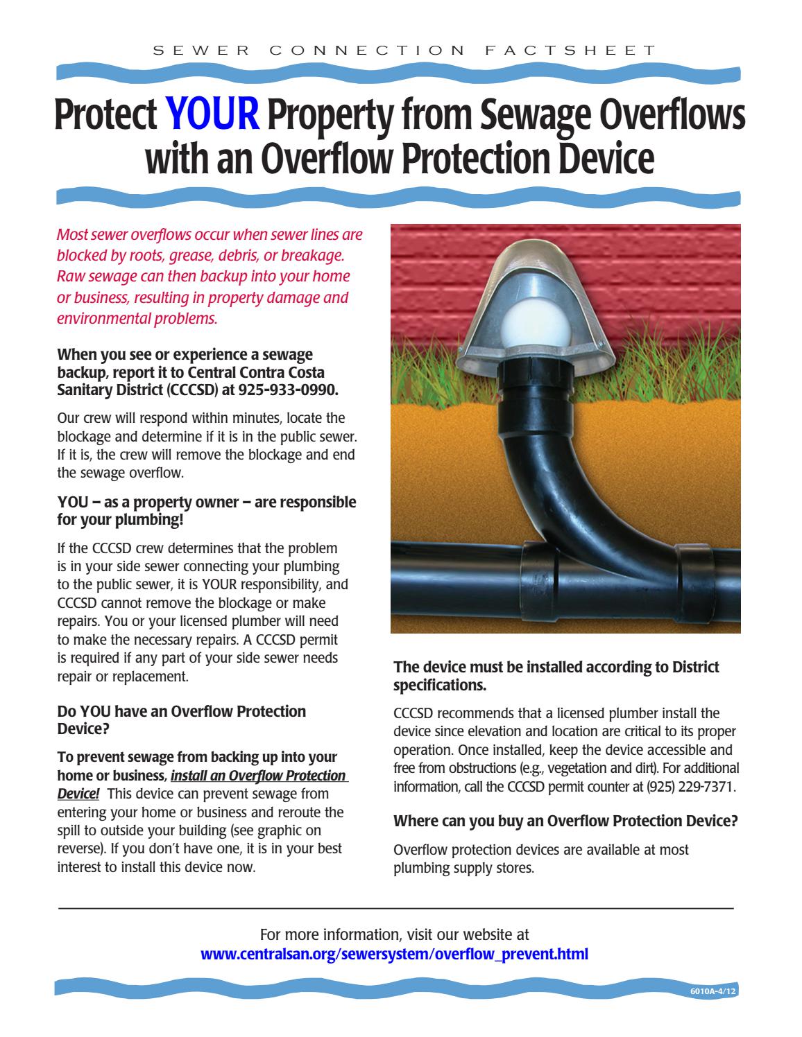 Overflow Protection Device by Central San - Issuu