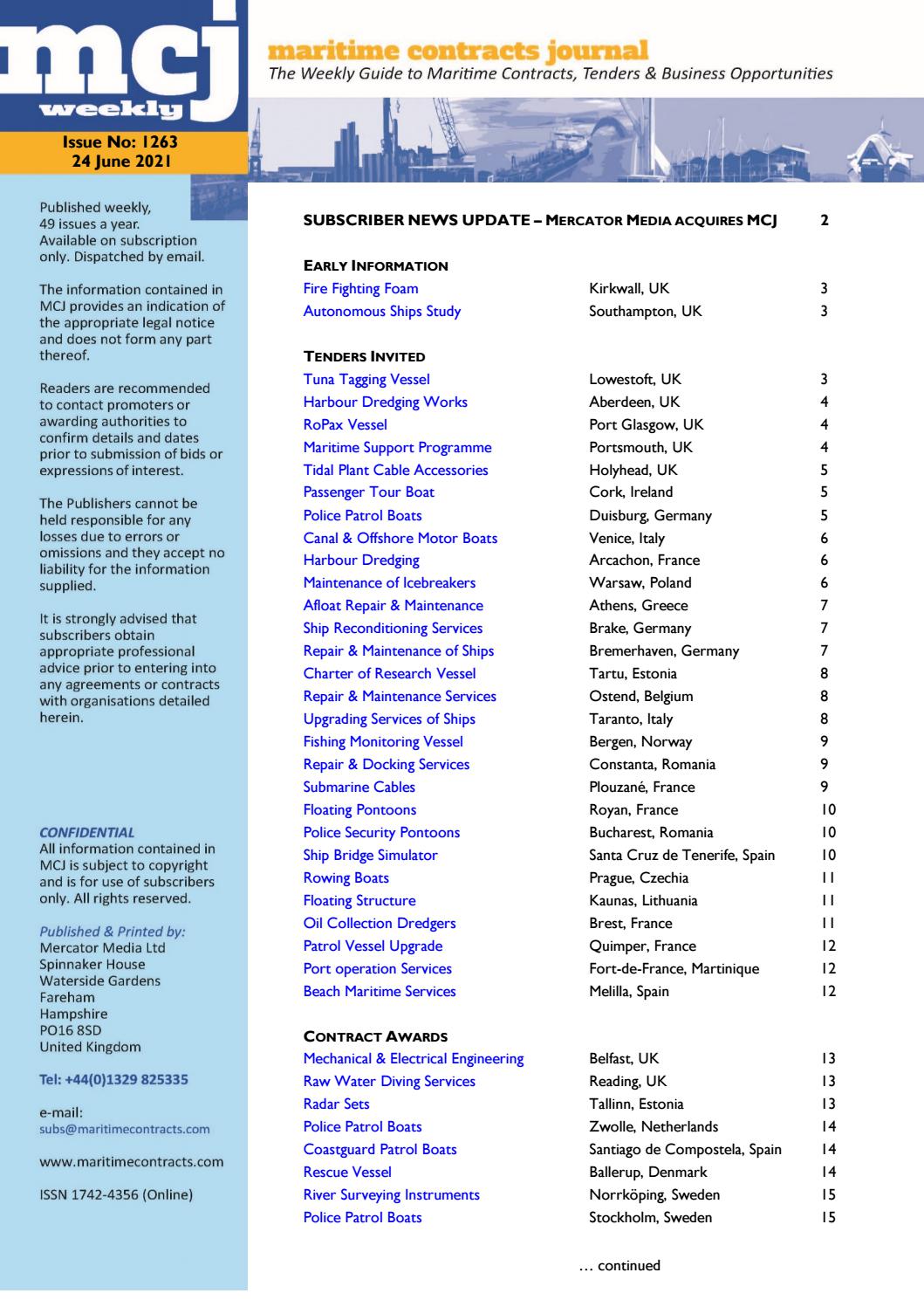 MCJ 24/06/2021 by Mercator Media - Issuu