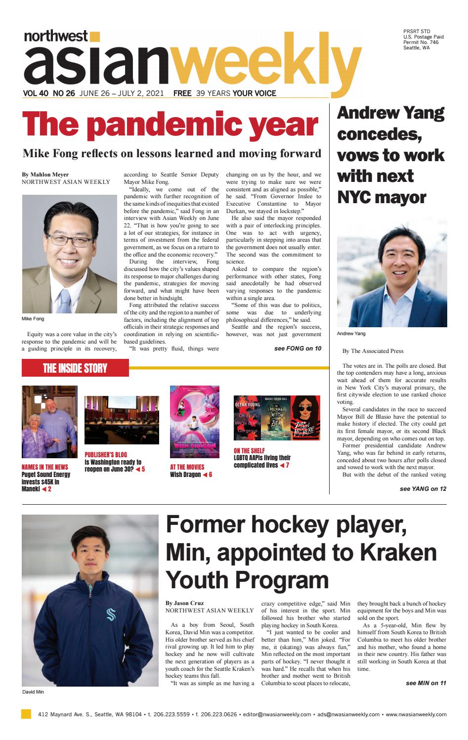 VOL 40 NO 26 | JUNE 26 – JULY 2, 2021 by Northwest Asian Weekly - Issuu
