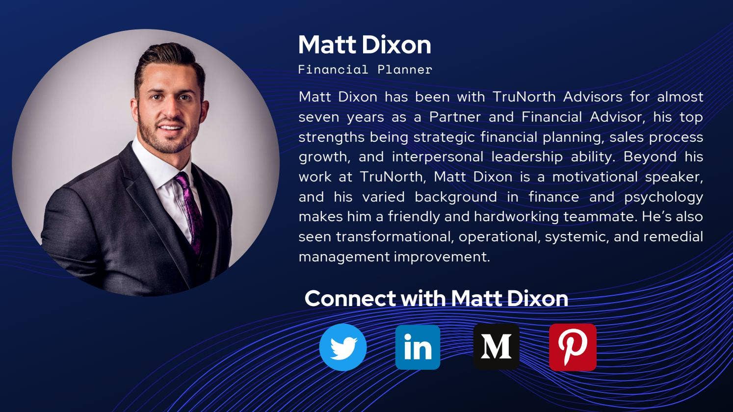 Matt Dixon Biography Card by Matt Dixon Greenville SC - Issuu