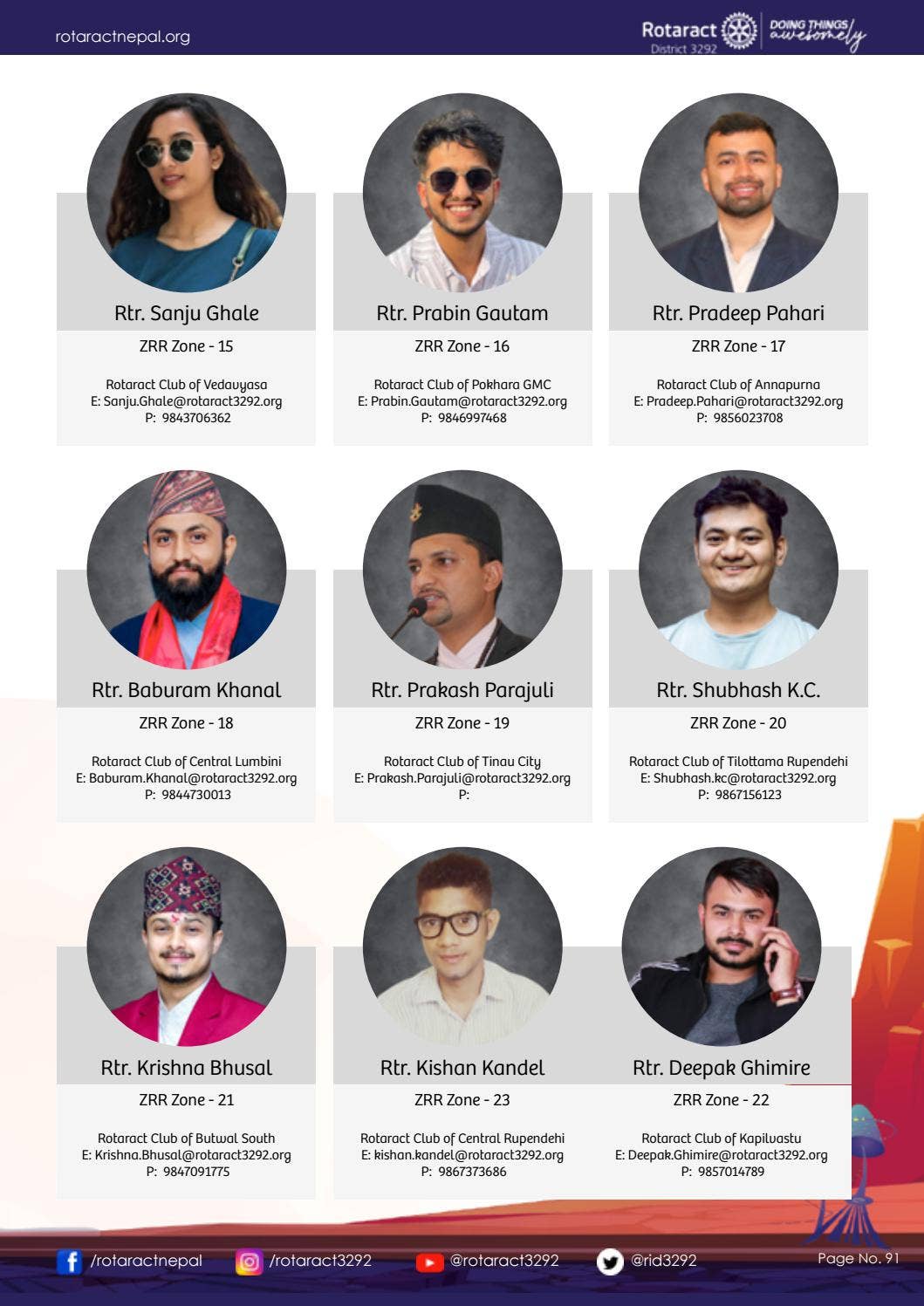 Rotaract District Directory 2021-22 | Rotaract 3292 by Rotaract District 3292 - Issuu