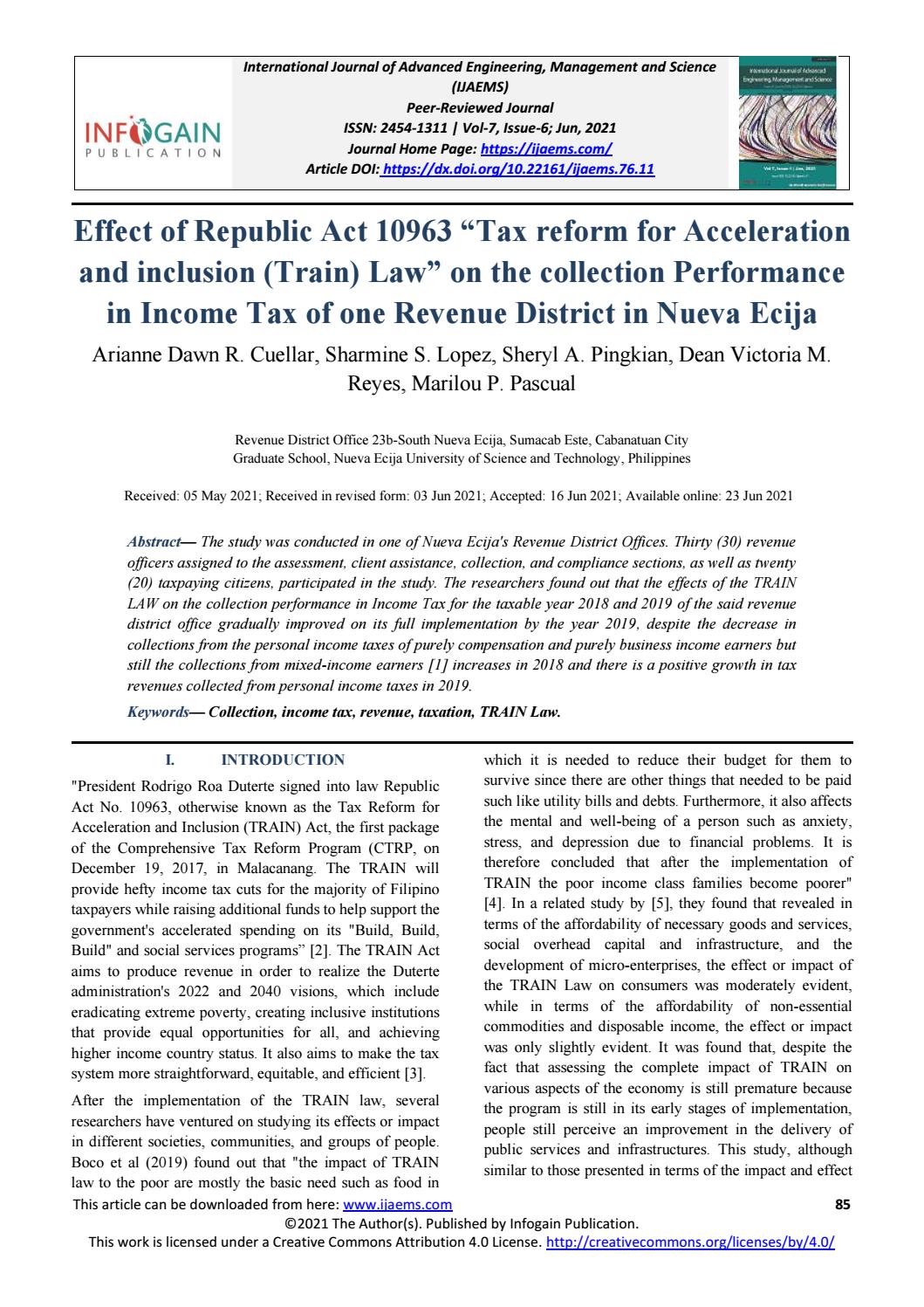Effect Of Republic Act 10963 Tax Reform For Acceleration And Inclusion effect-of-republic-act-10963-tax-reform-for-acceleration-and-inclusion