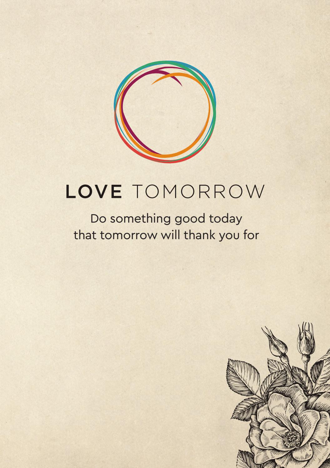 Love Tomorrow by PublicationsLoveTomorrow - Issuu
