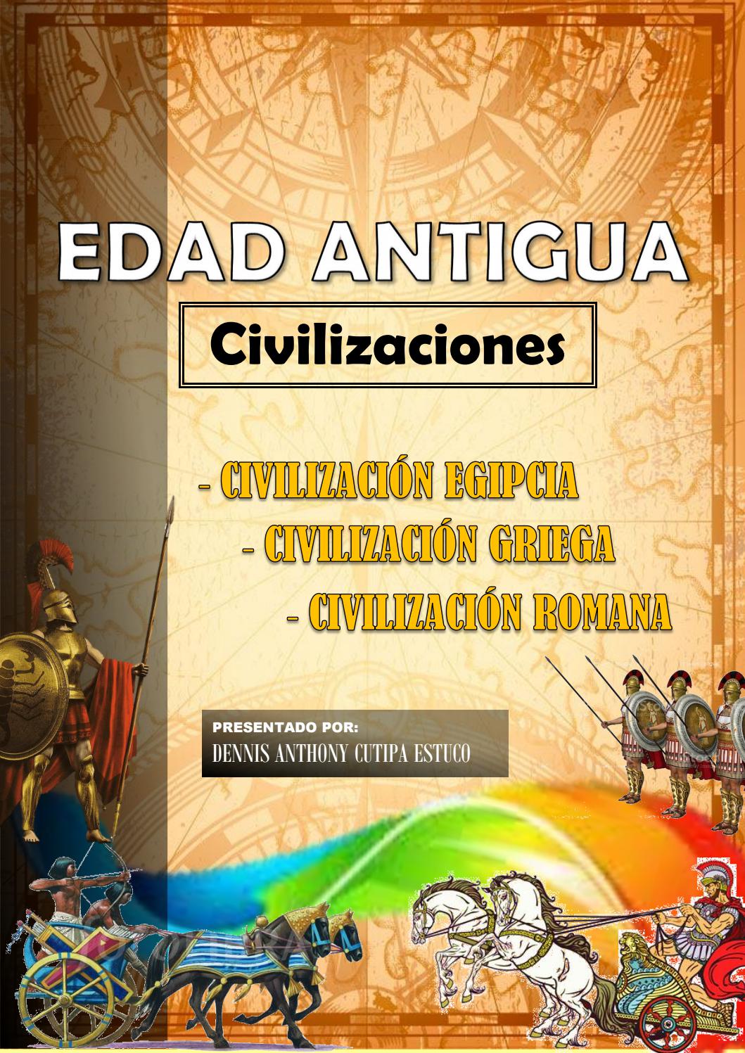ALBUM DE LA EDAD ANTIGUA Civilizaciones egipcia, Griega, Romana by ...