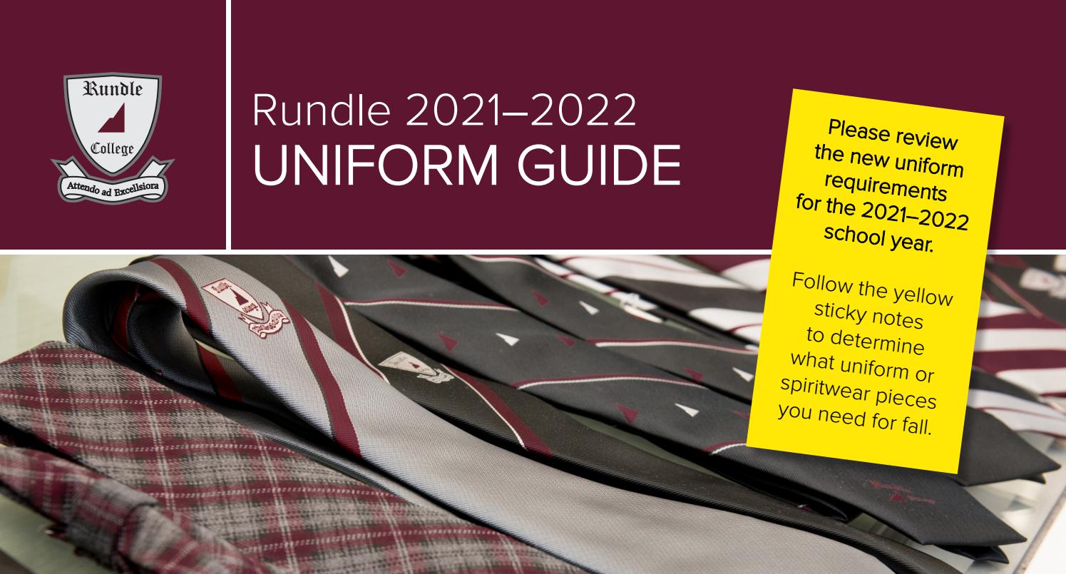 Rundle 21–22 Uniform Guide by Rundle - Issuu