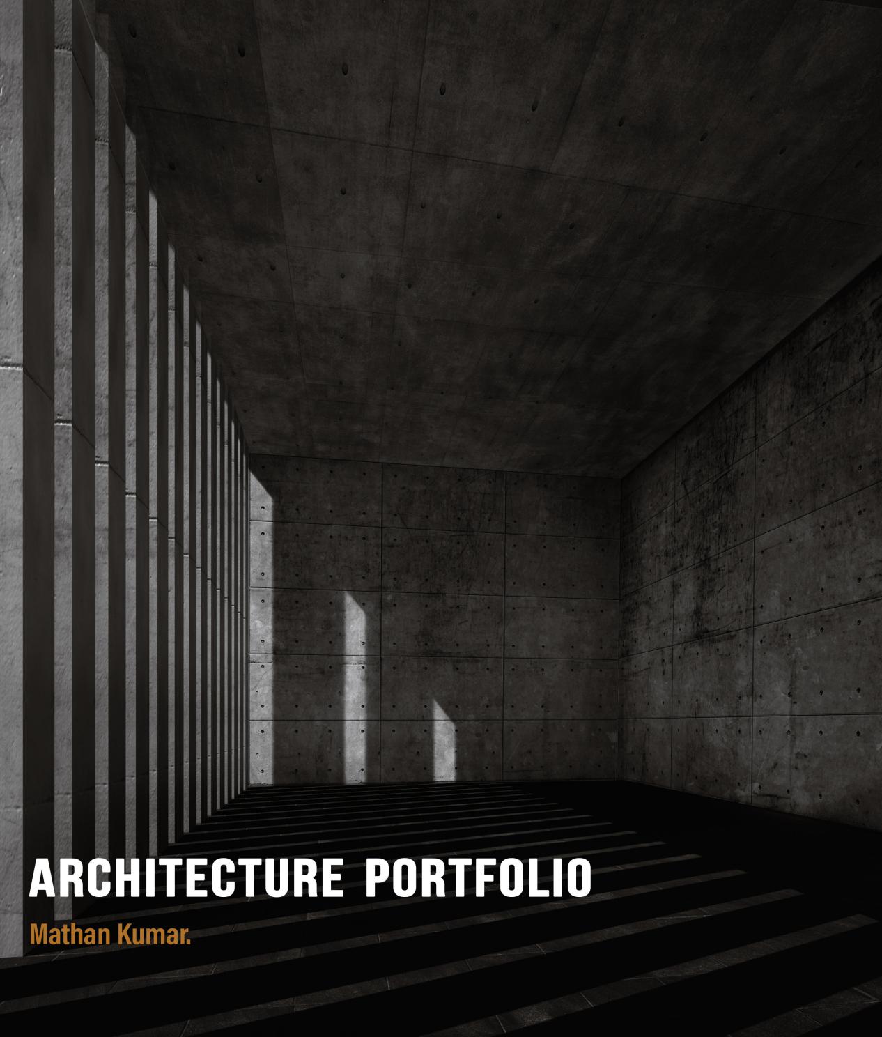 ARCHITECTURE PORTFOLIO by Mathankumar - Issuu