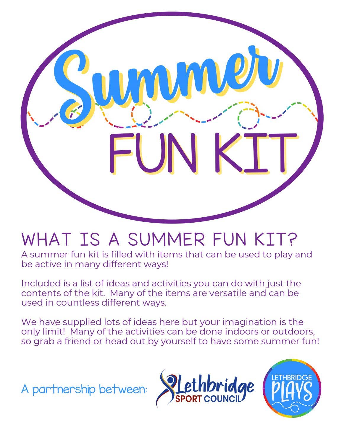 Summer Fun Kit - Instructions by Lethbridge Sport Council - Issuu