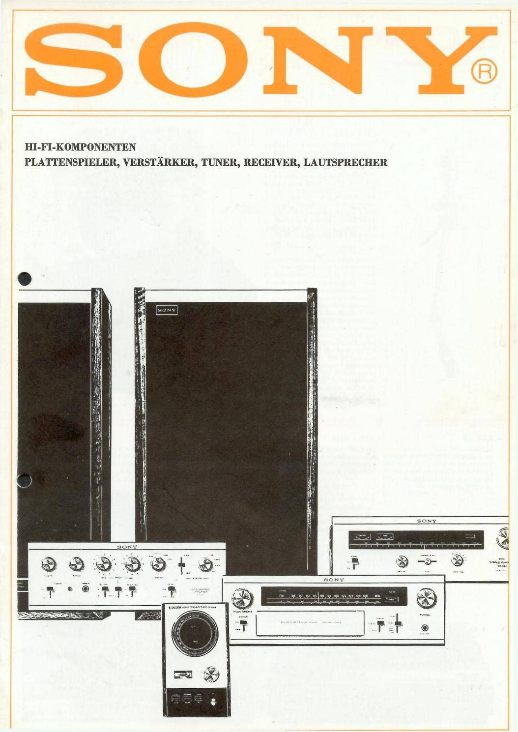 Sony Katalog 1969 by Alex Chernyak - Issuu