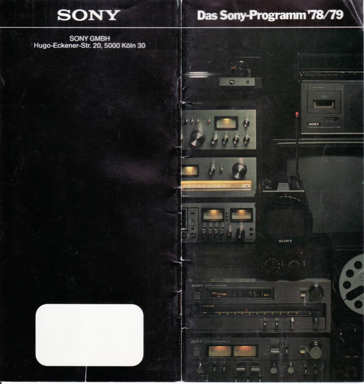 Sony Katalog 1978-79 by Alex Chernyak - Issuu