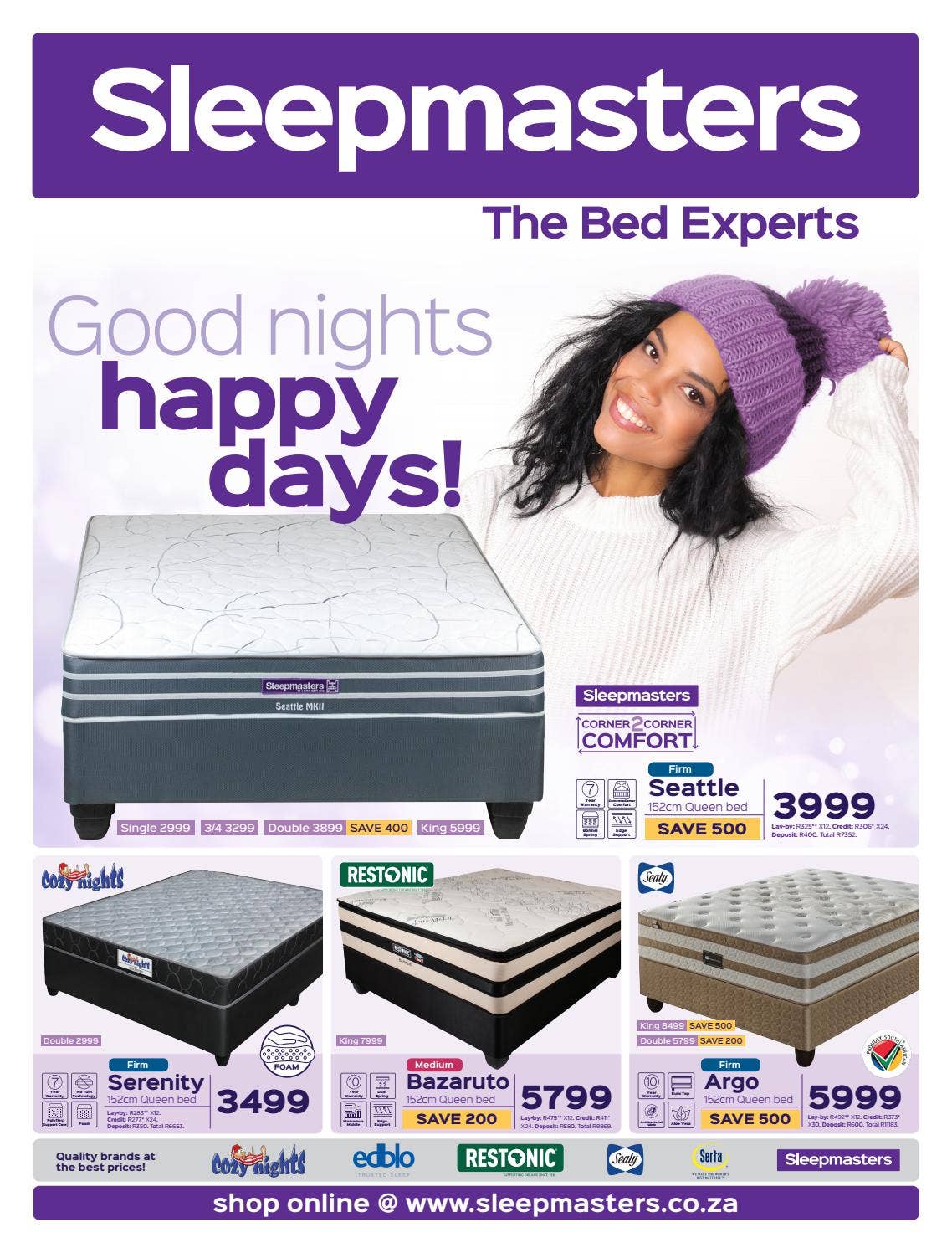 SLEEPMASTERS 5 JULY - 1 AUGUST 2021 by Jdgdigital - Issuu