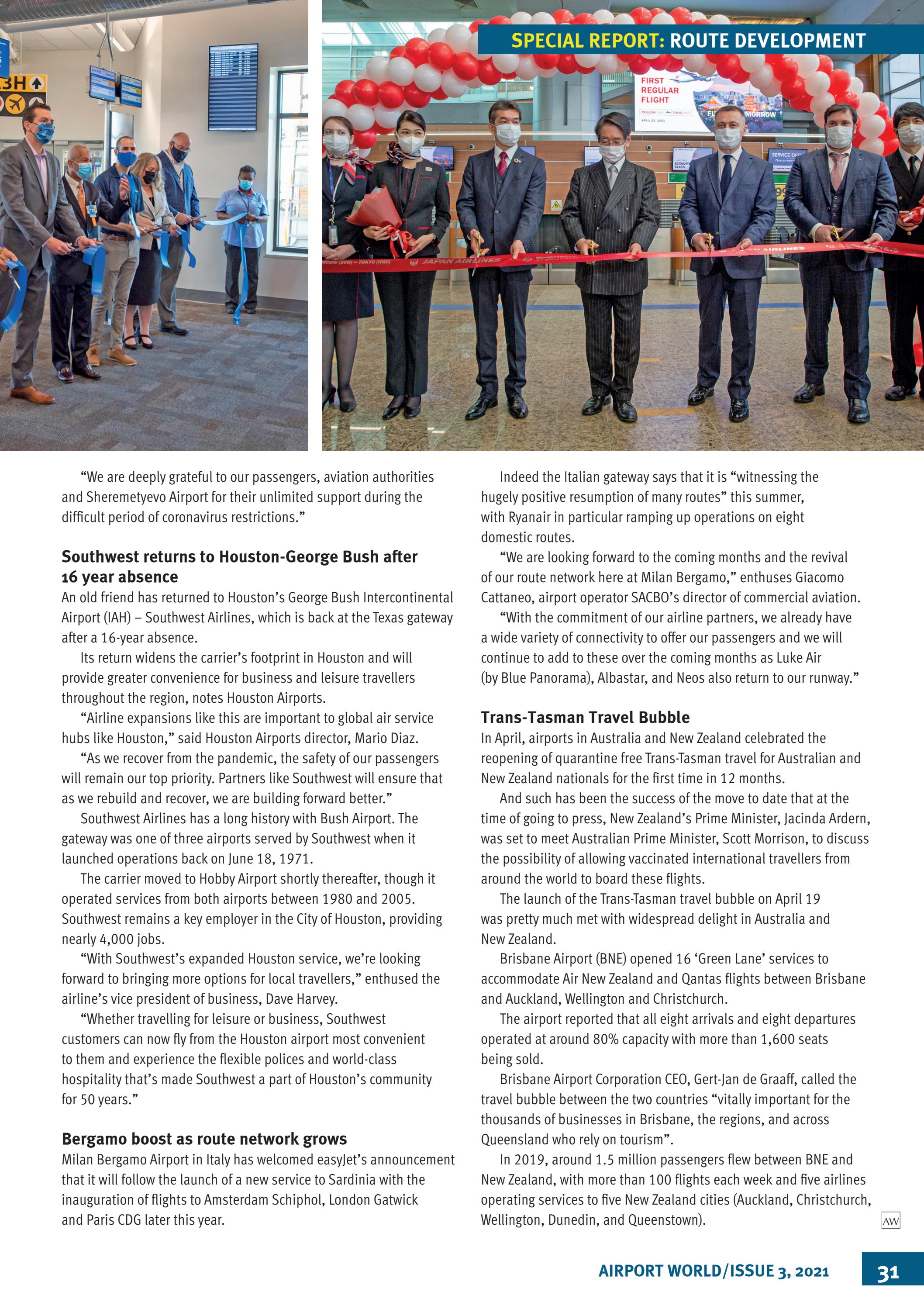 Airport World, Issue 3, 2021 by Airport World - Issuu