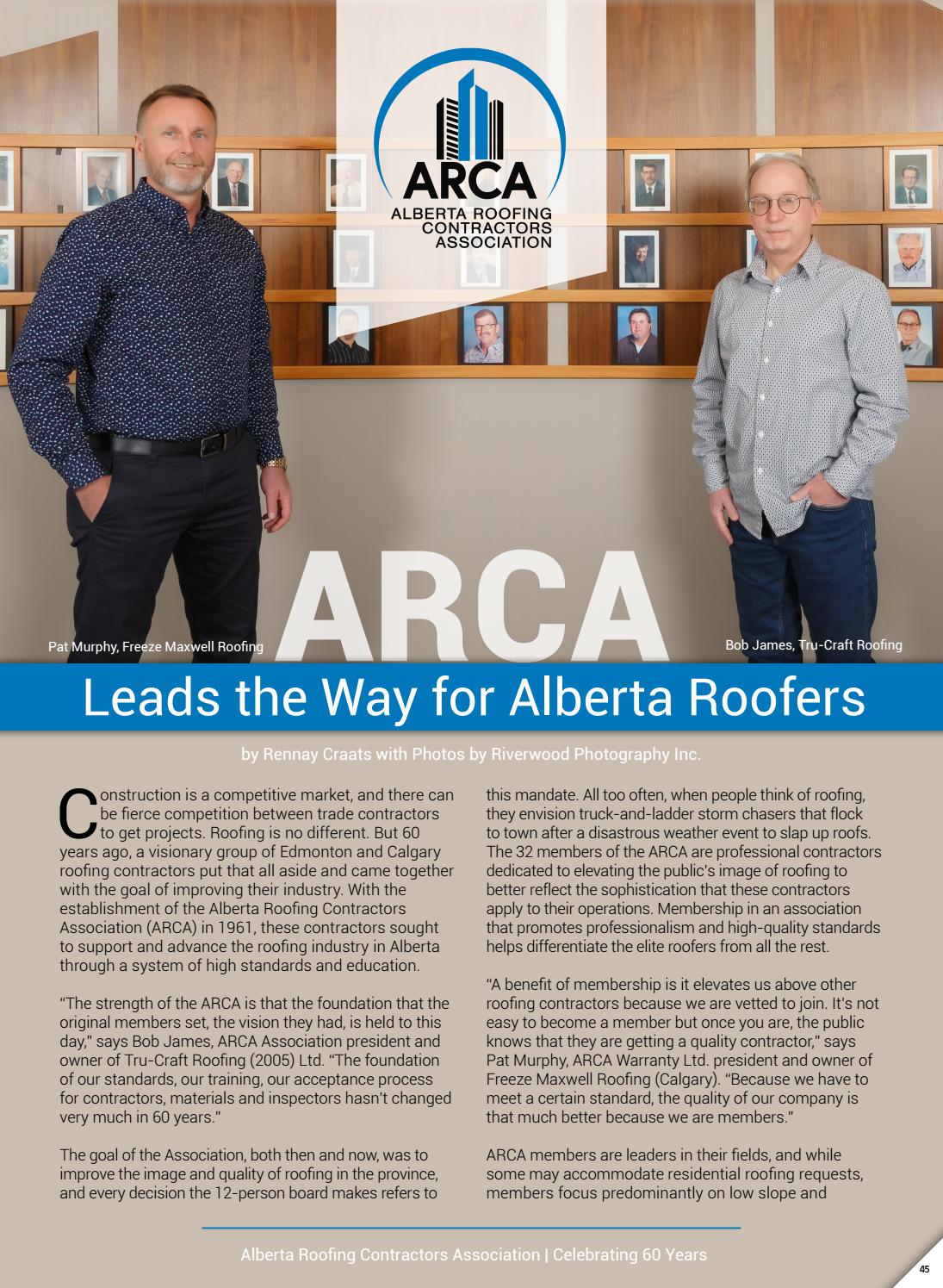 ARCA - Celebrating 60 Years by Business in Edmonton Magazine - Issuu