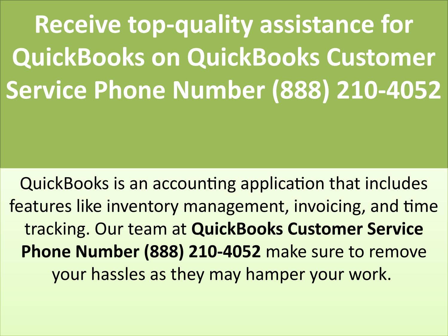 Receive top-quality assistance for QuickBooks on QuickBooks Support ...
