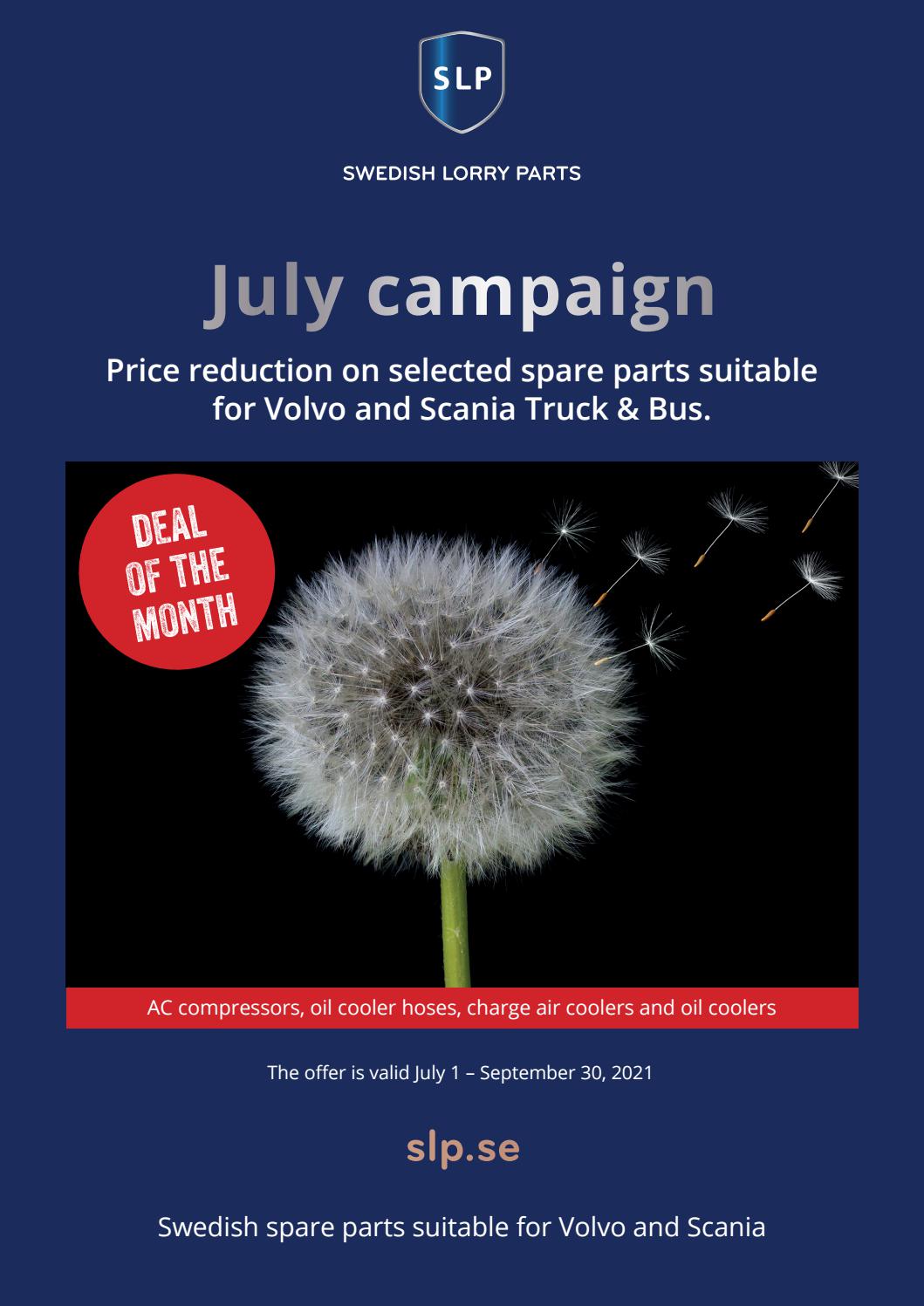 SLP_July campaign 2021 by SLP - Swedish Lorry Parts - Issuu