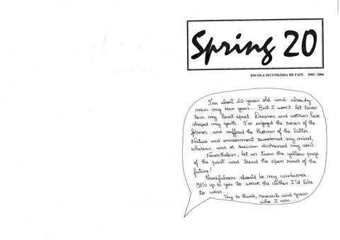 Spring - Edition 20 by Spring Jornal - Issuu