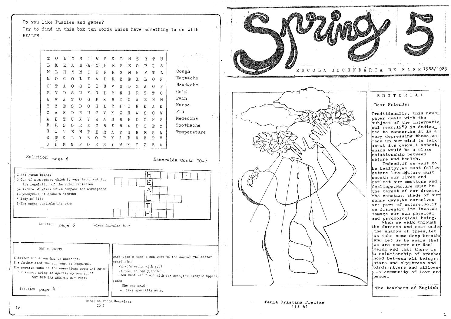Spring - Edition 5 by Spring Jornal - Issuu