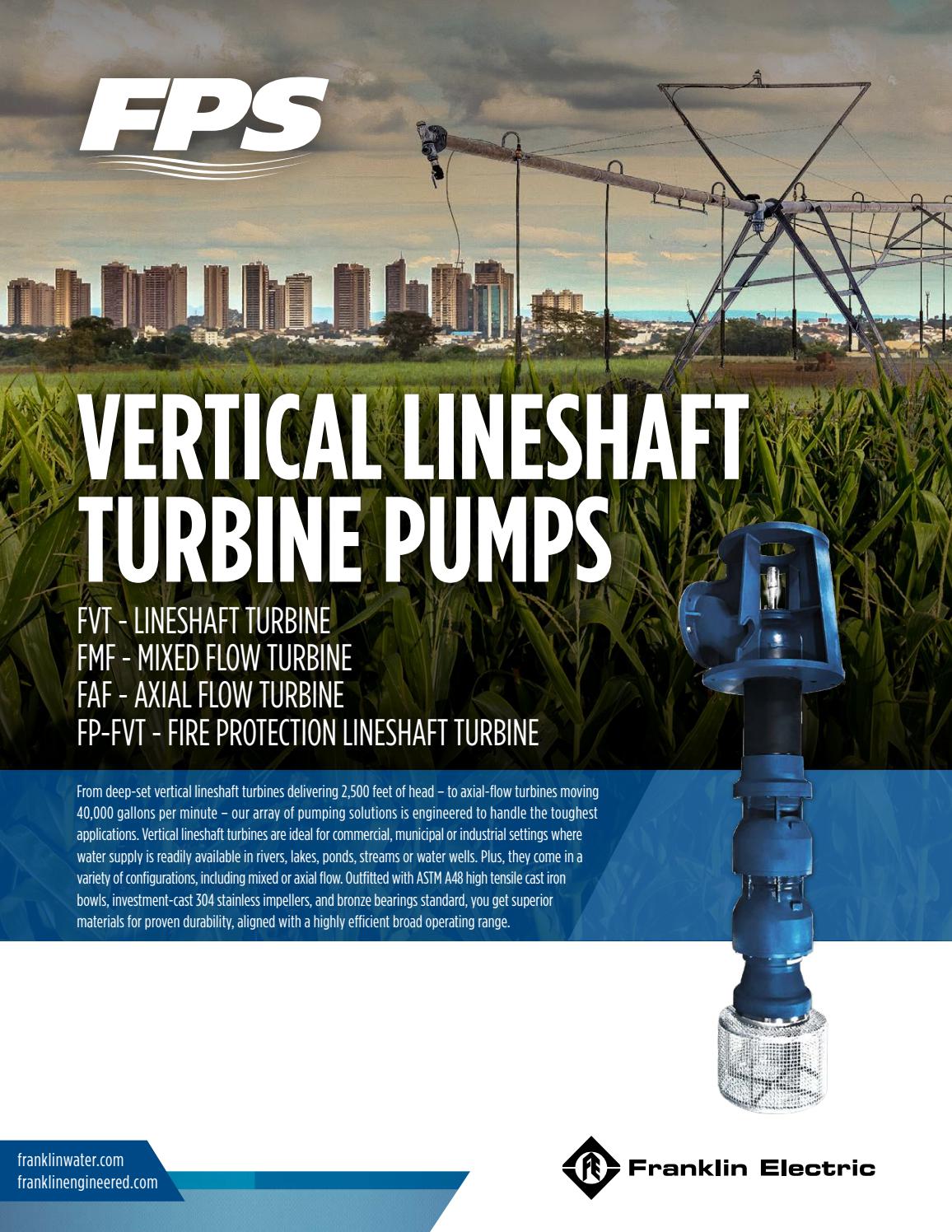 Franklin Electric Vertical Lineshaft Turbine Pumps Brochure by ...