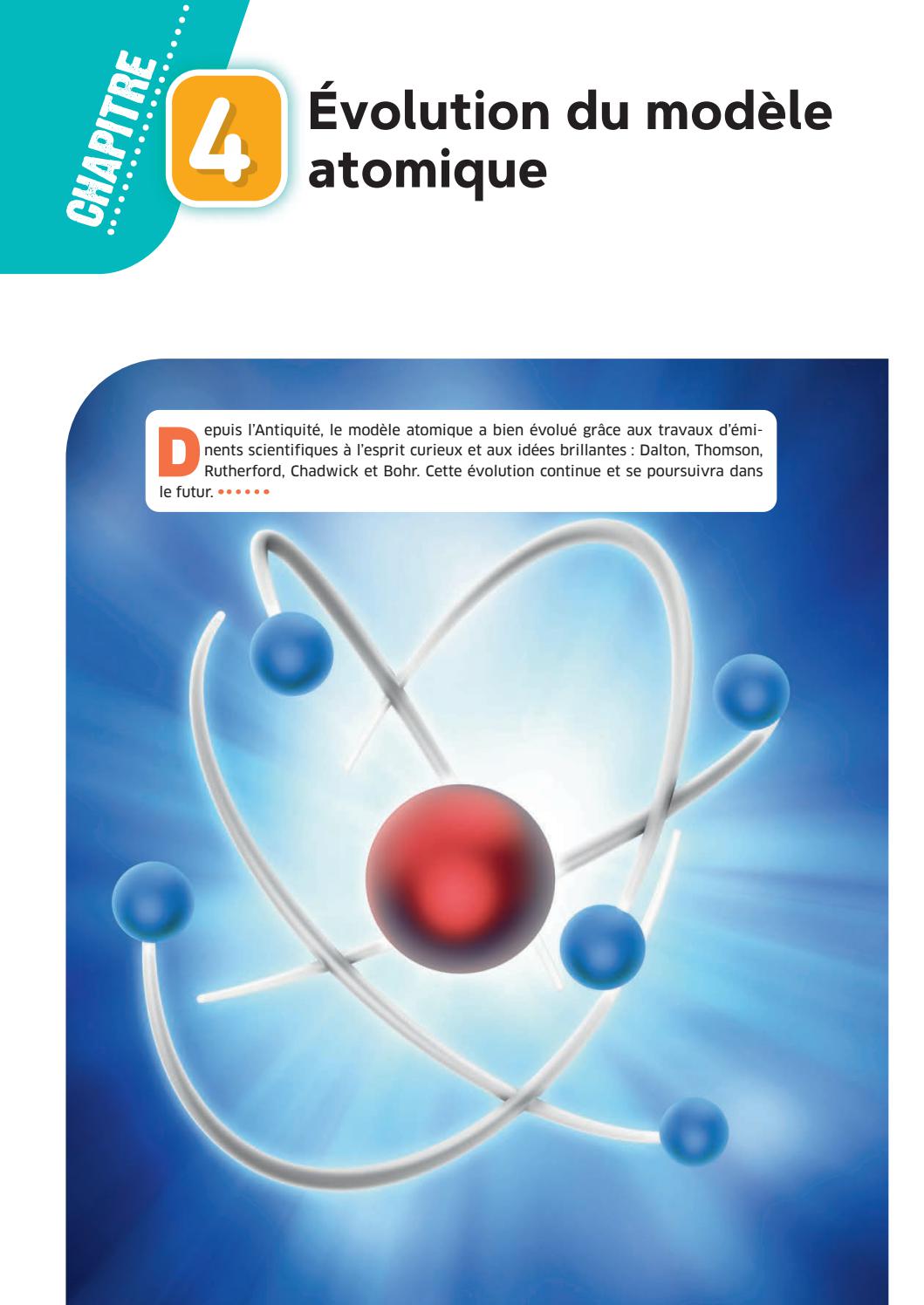 Chimie 3e Sciences générales - Livre-cahier - UAA1 Chapitres 3, 4 et 5 ...