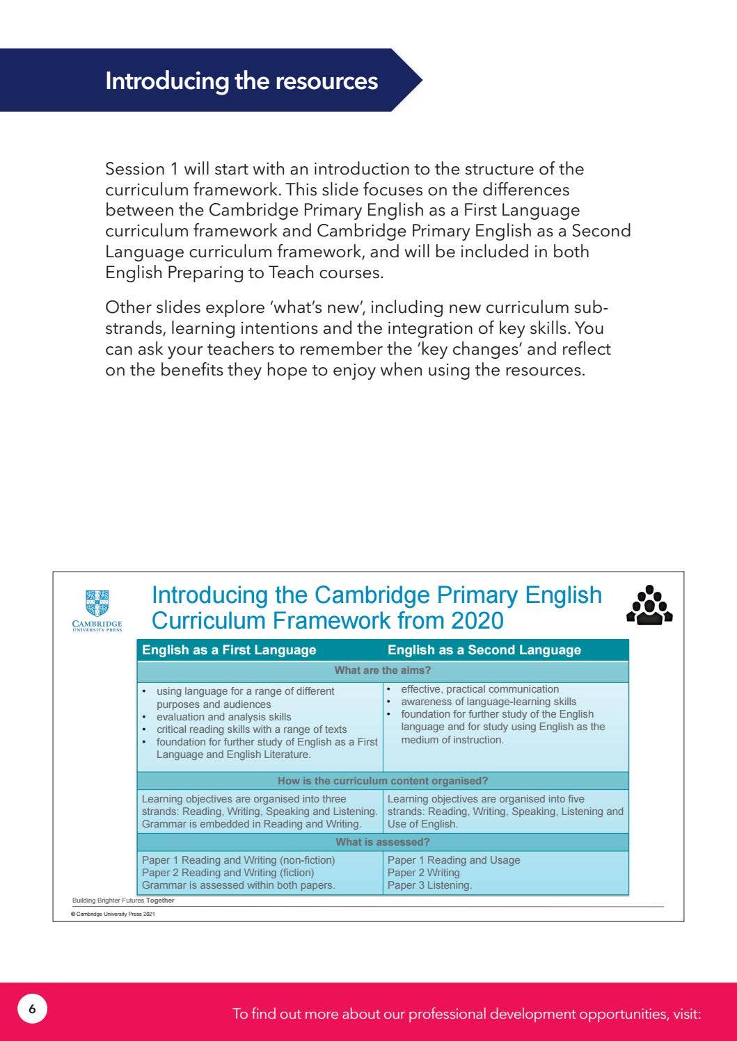Preparing to Teach Cambridge Sample by Cambridge International ...