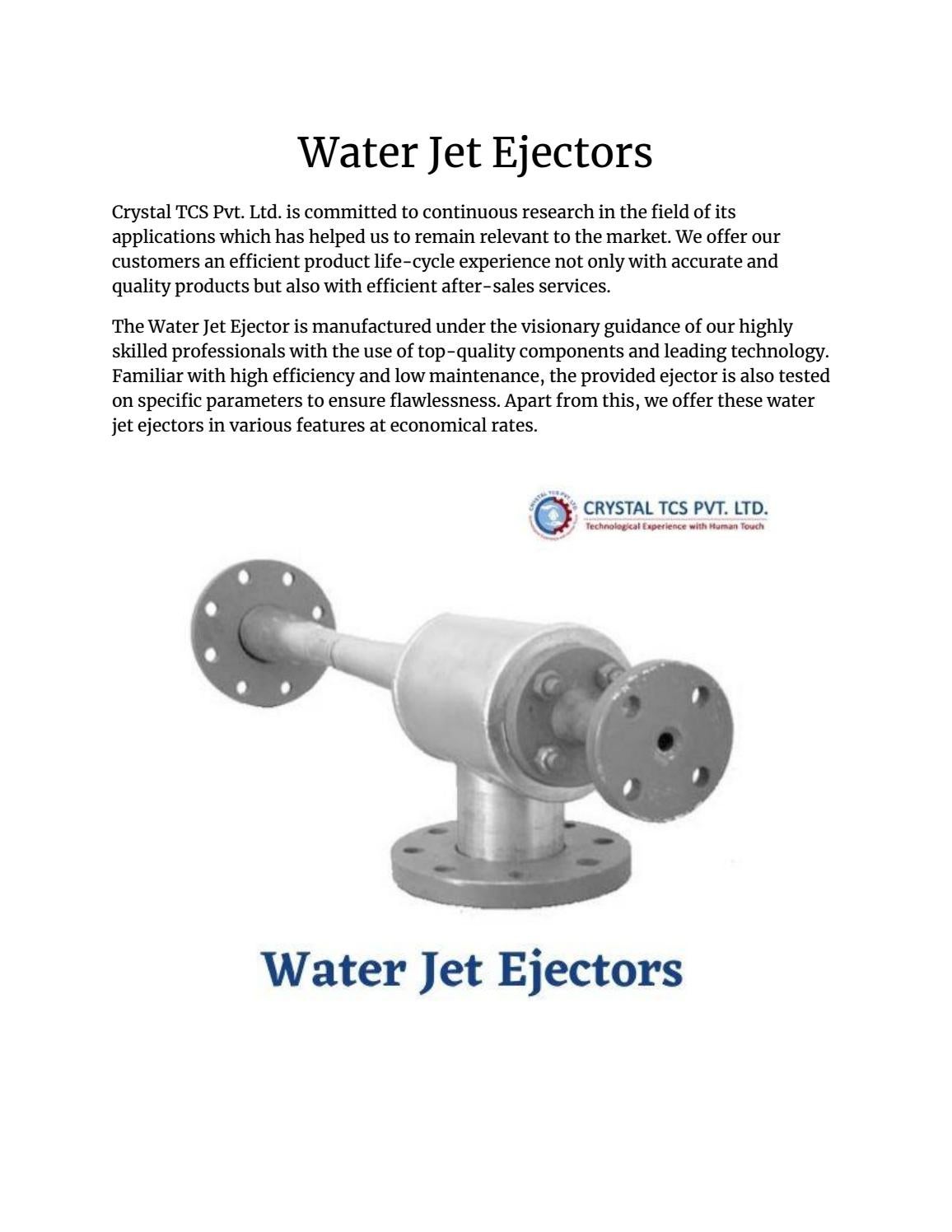 Water Jet Ejectors by crystaltcs - Issuu
