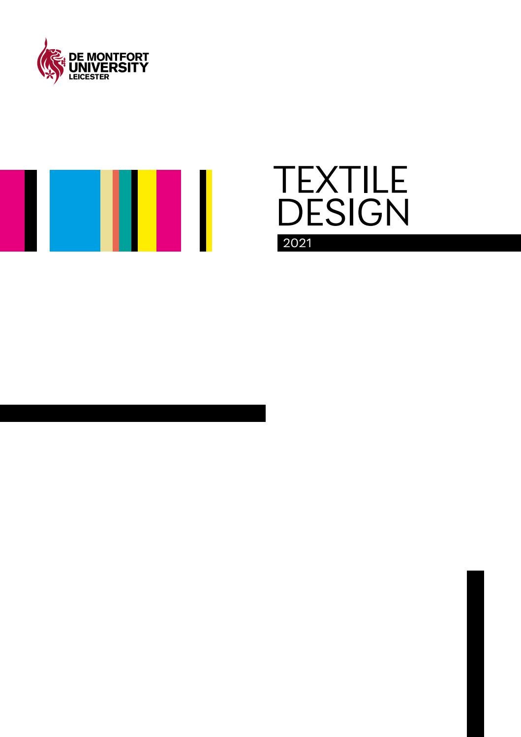 Textile Design BA (Hons) Student Work Brochure 2021 by DMU Creative - Issuu