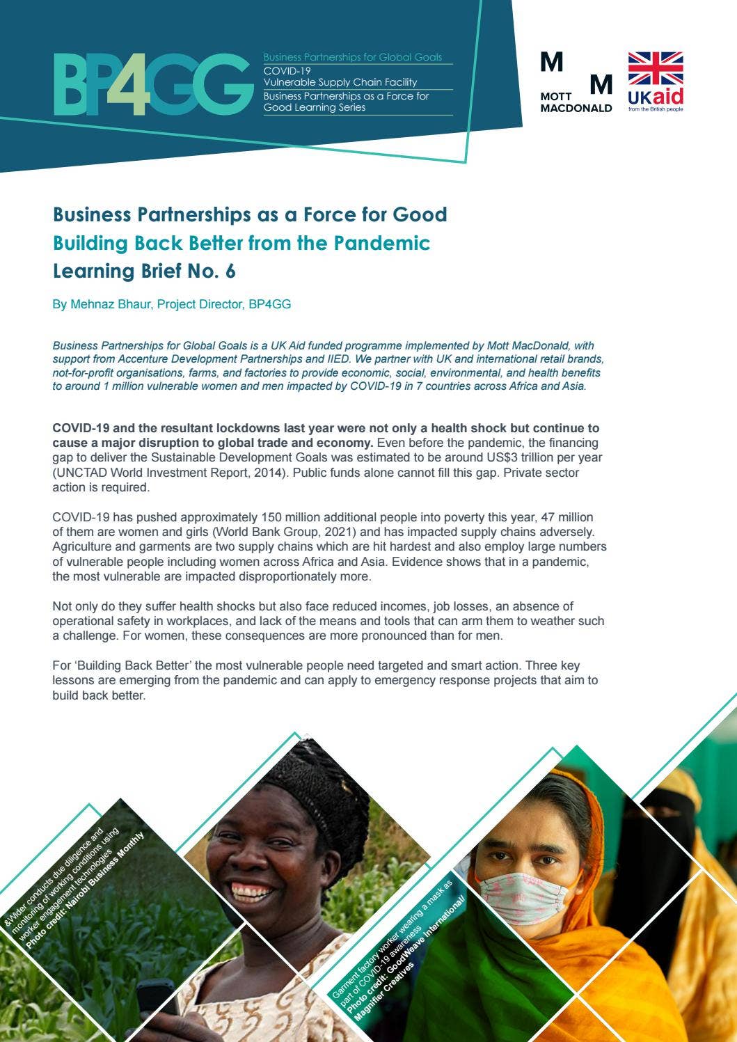 Business Partnerships as a Force for Good | Learning Series | Learning ...