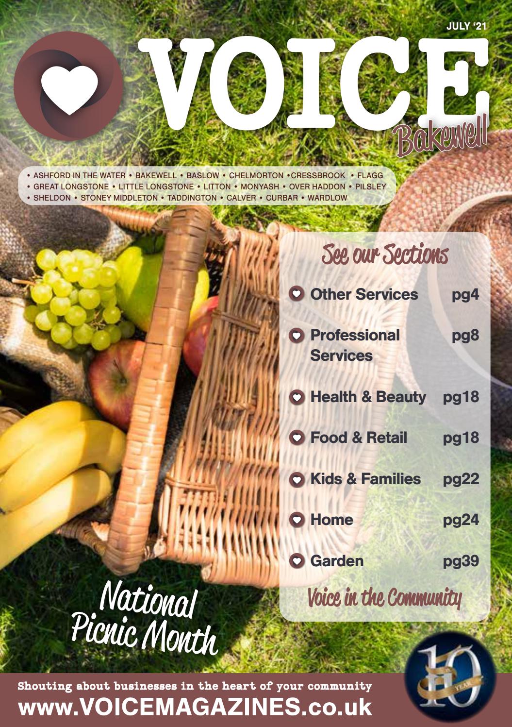 Rural Voice - Bakewell & Villages Edition - July 2021 by Voice ...