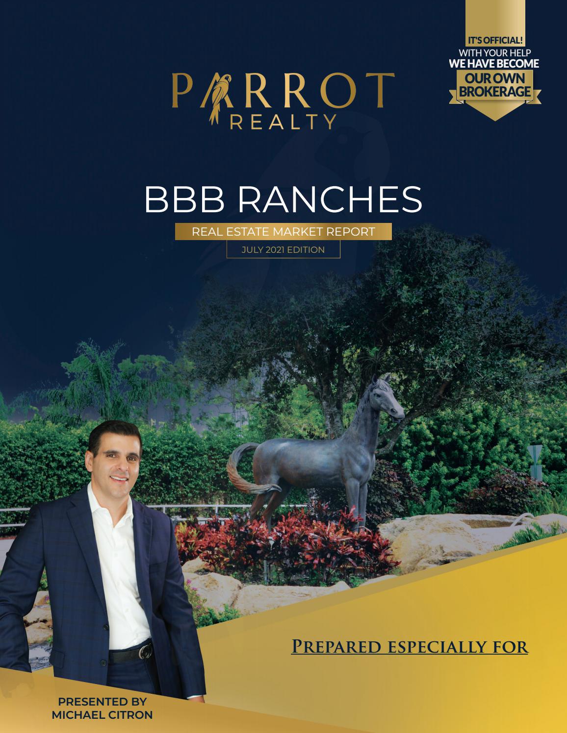 Parrot Realty - June 2021 Market Update Newsletter - BBB Ranches by ...