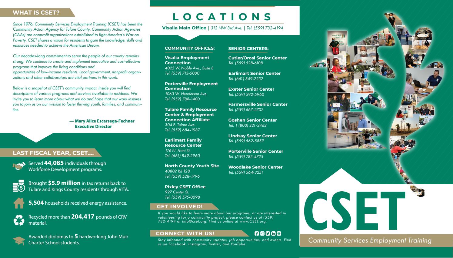 CSET Brochure by Community Services Employment Training (CSET) - Issuu